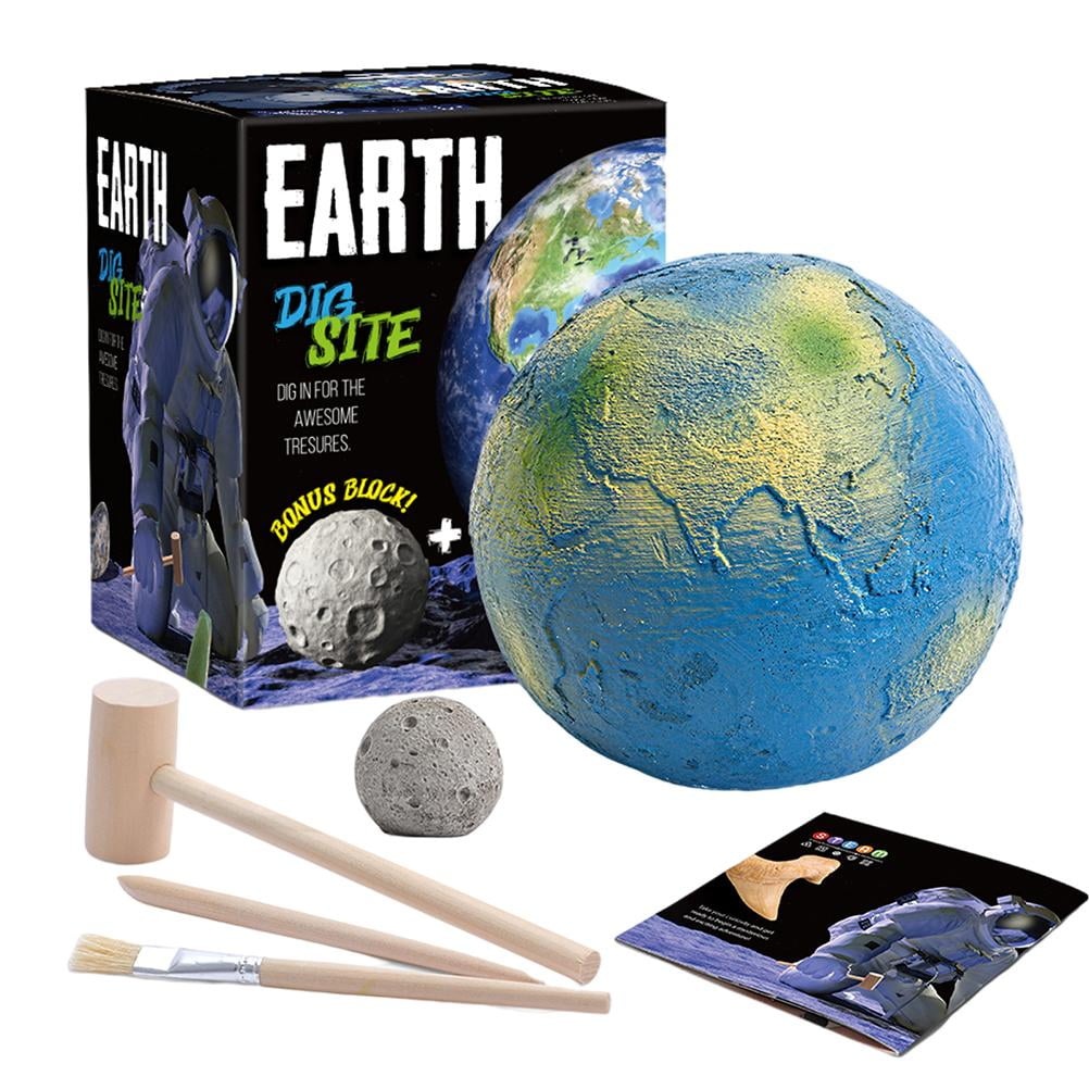 Solar System tone Dig Kit Earth Moon Planet Exploring Toys Educational ...
