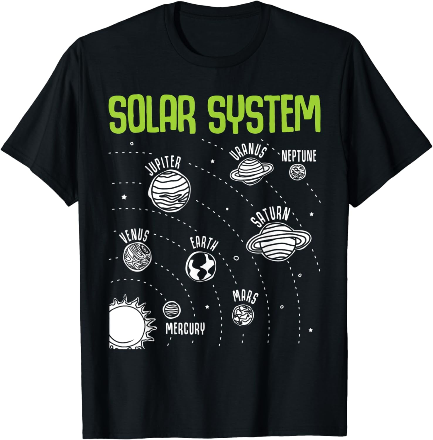 Solar Systems Shirt Planets Space STEM Science Teacher T-Shirt ...