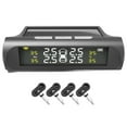Solar TPMS Tire Pressure Monitoring System, Wireless LCD Display with ...
