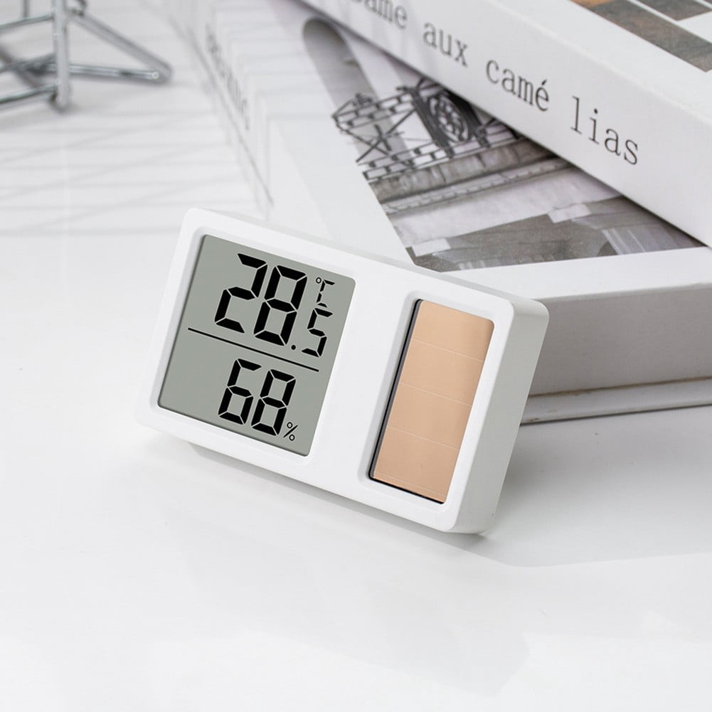Solar Thermometer And Hygrometer Portable Temperature Detection ...