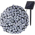 Solar Tree String Lights, 12M 100LED Solar Christmas Fairy Lights Solar ...