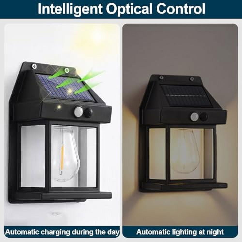 Solar Tungsten Wall Light, Solar Wall Lights Outdoor Patio Wall Light ...