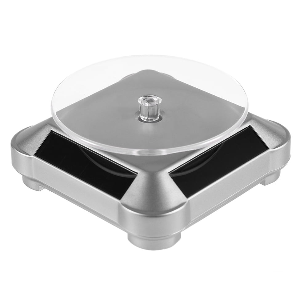 Solar Turntable 360° Rotating Stand, Solar Display Stand Turntable for ...