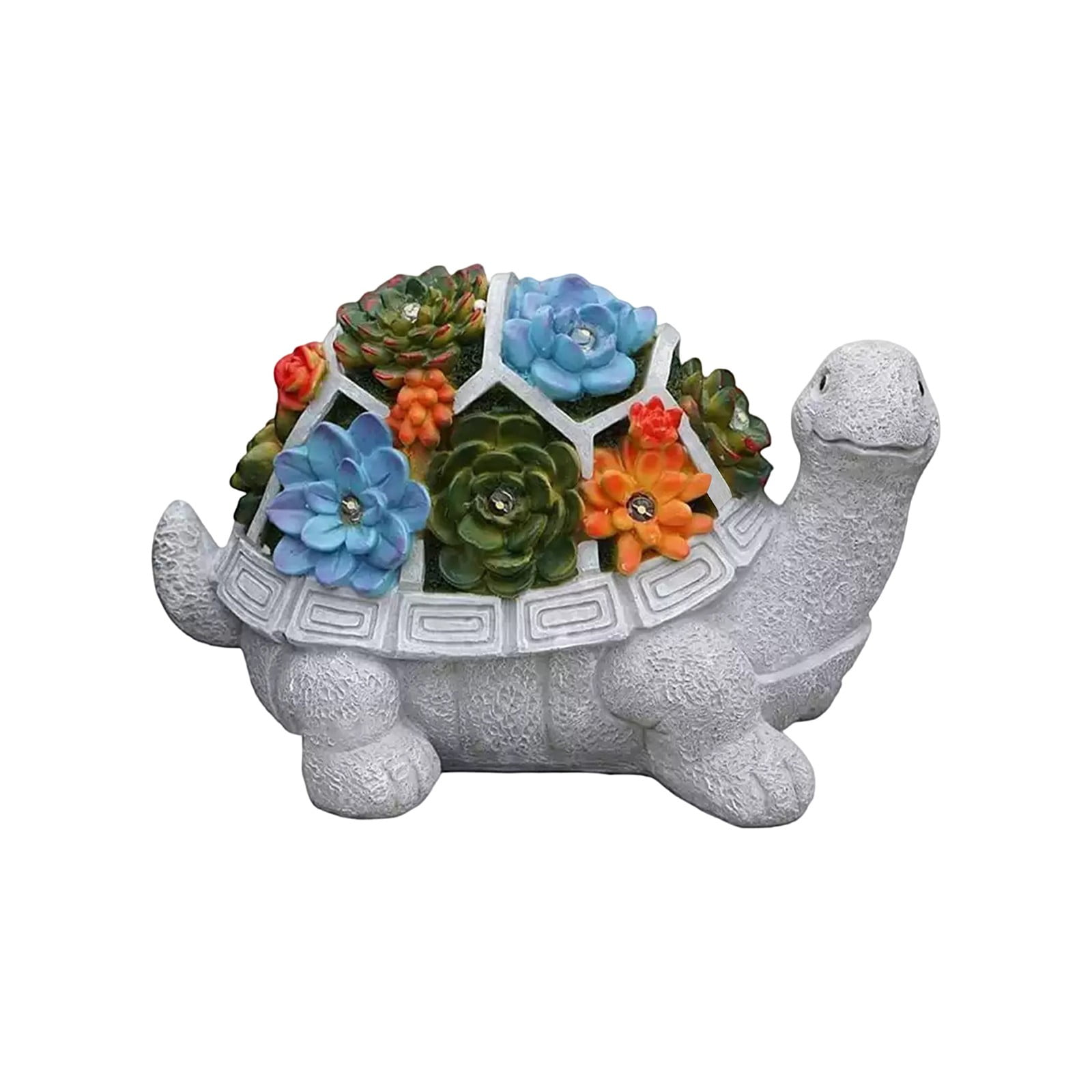 Solar Turtle Resin Ornament, Animal Crafts Outdoor Patio Garden Balcony ...
