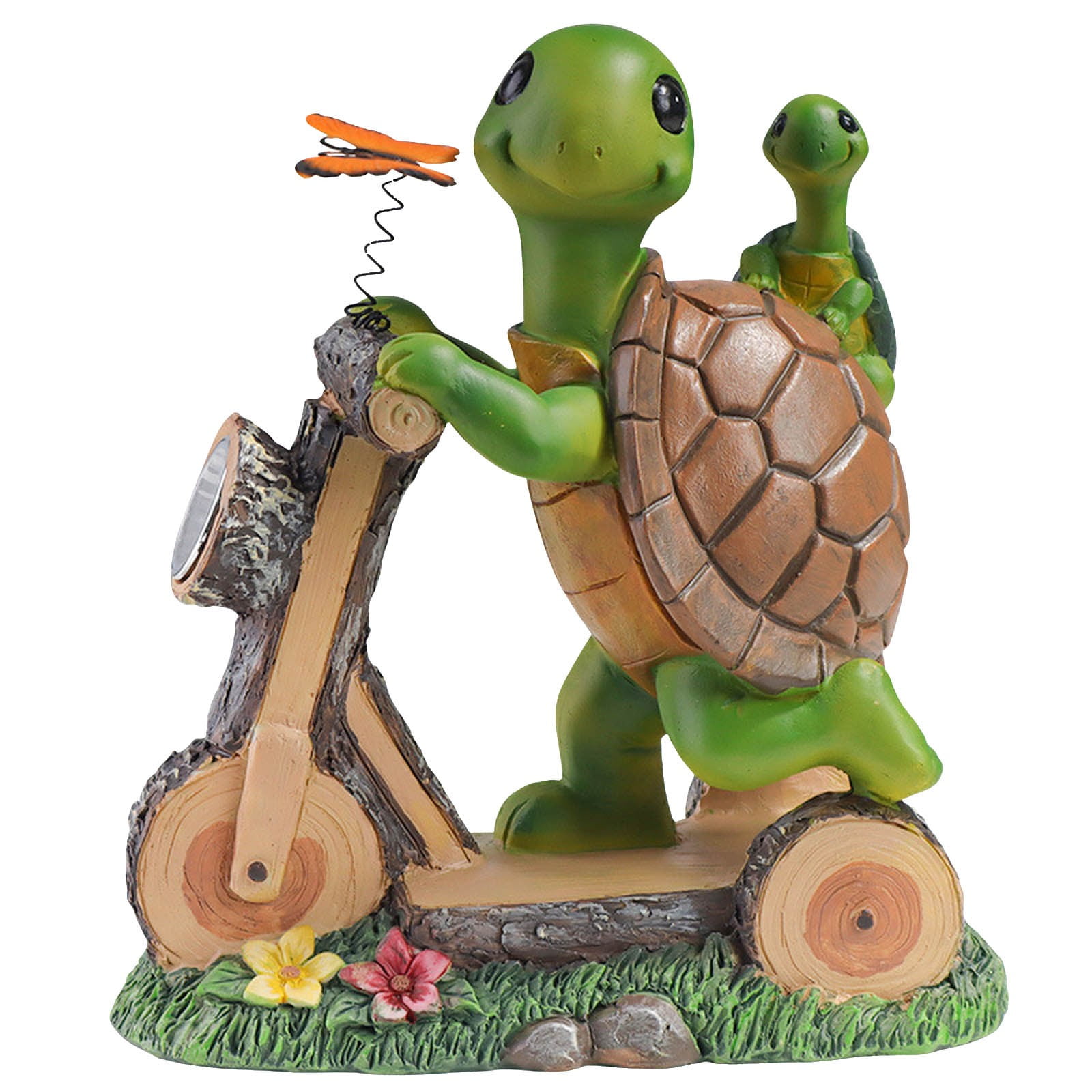 Solar Turtle Statue Garden Ornaments Gardening Gift for Women Garden ...