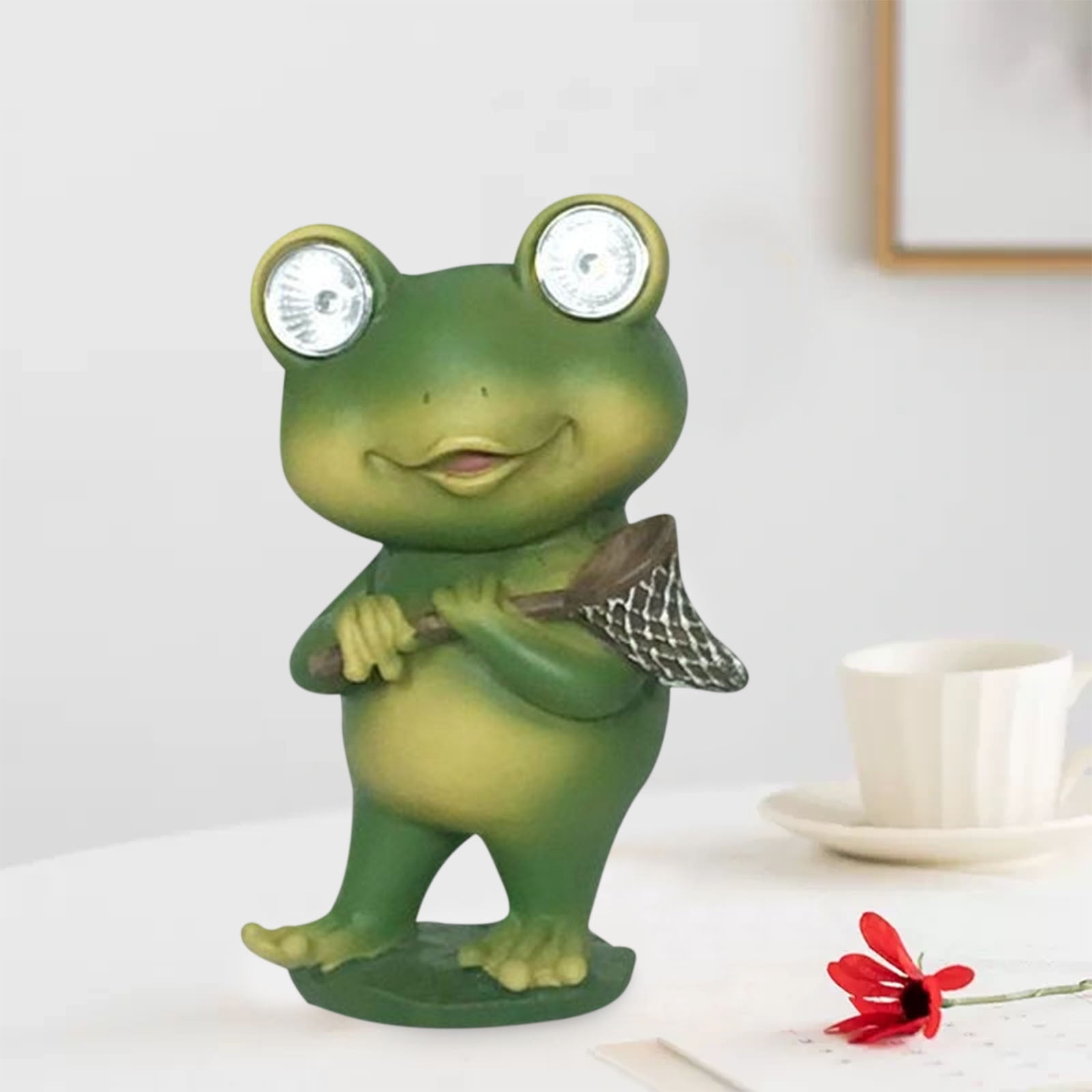 Solar Turtle Statue Outdoor Garden Decor Resin Hand-Painted Waterproof ...