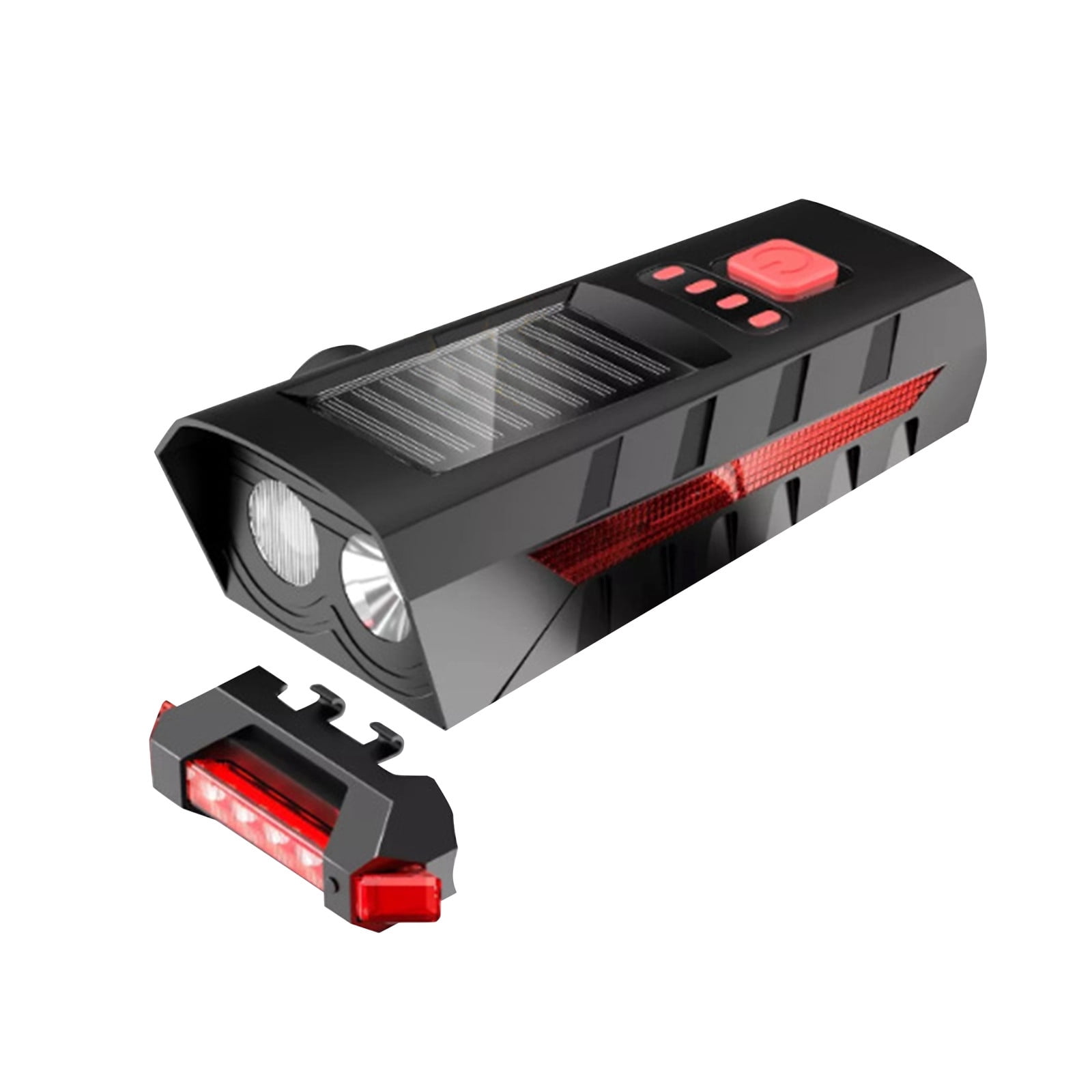 Solar/USB-C Bike Light with 1000 Lumens & Power Bank,Solar Bicycle ...