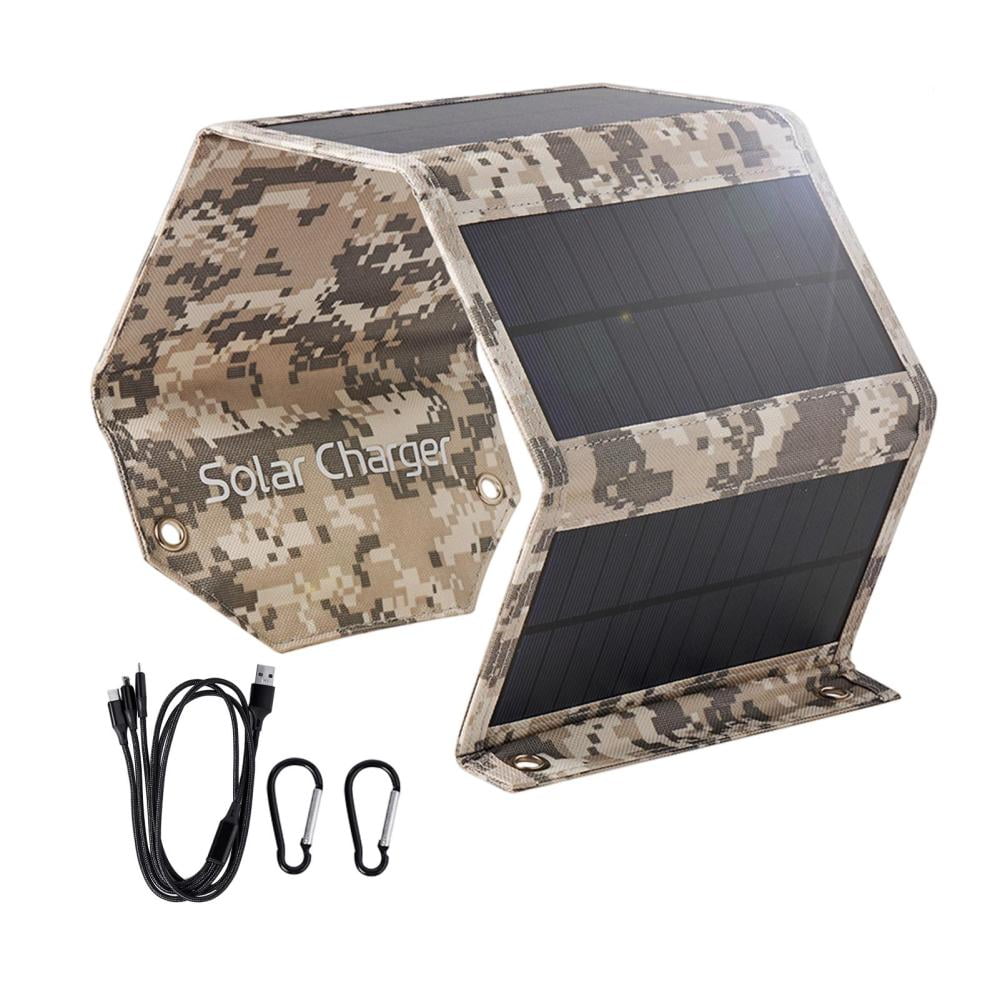 Solar USB Charger Outdoor | Folding Solar Panels For Traveling ...