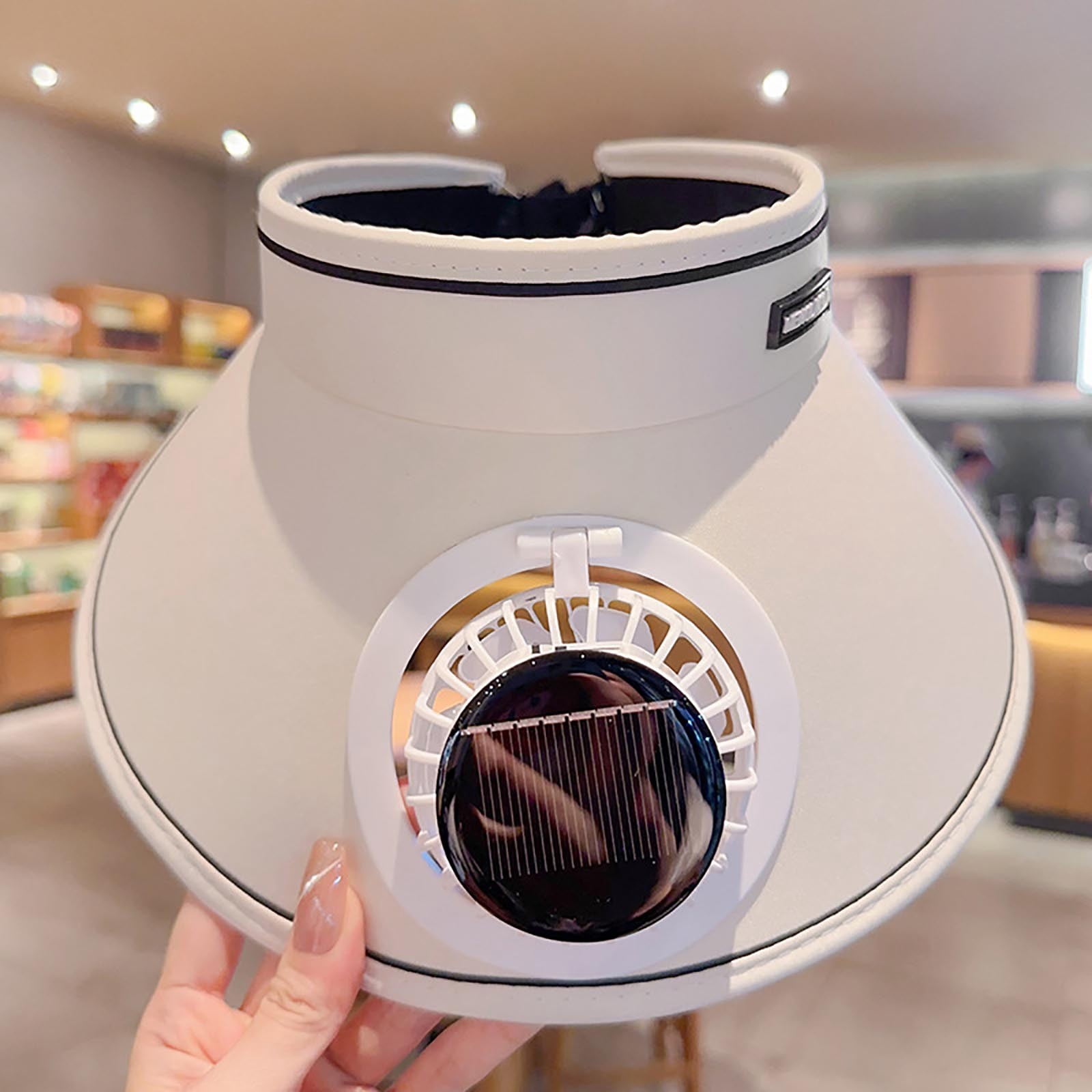 Solar USB Charging Fan Sun Hat for Adults | Wide Brim Sun Protection ...