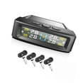 Solar USB Power TPMS Car Tire Monitor Tire Pressure Sensors Security ...