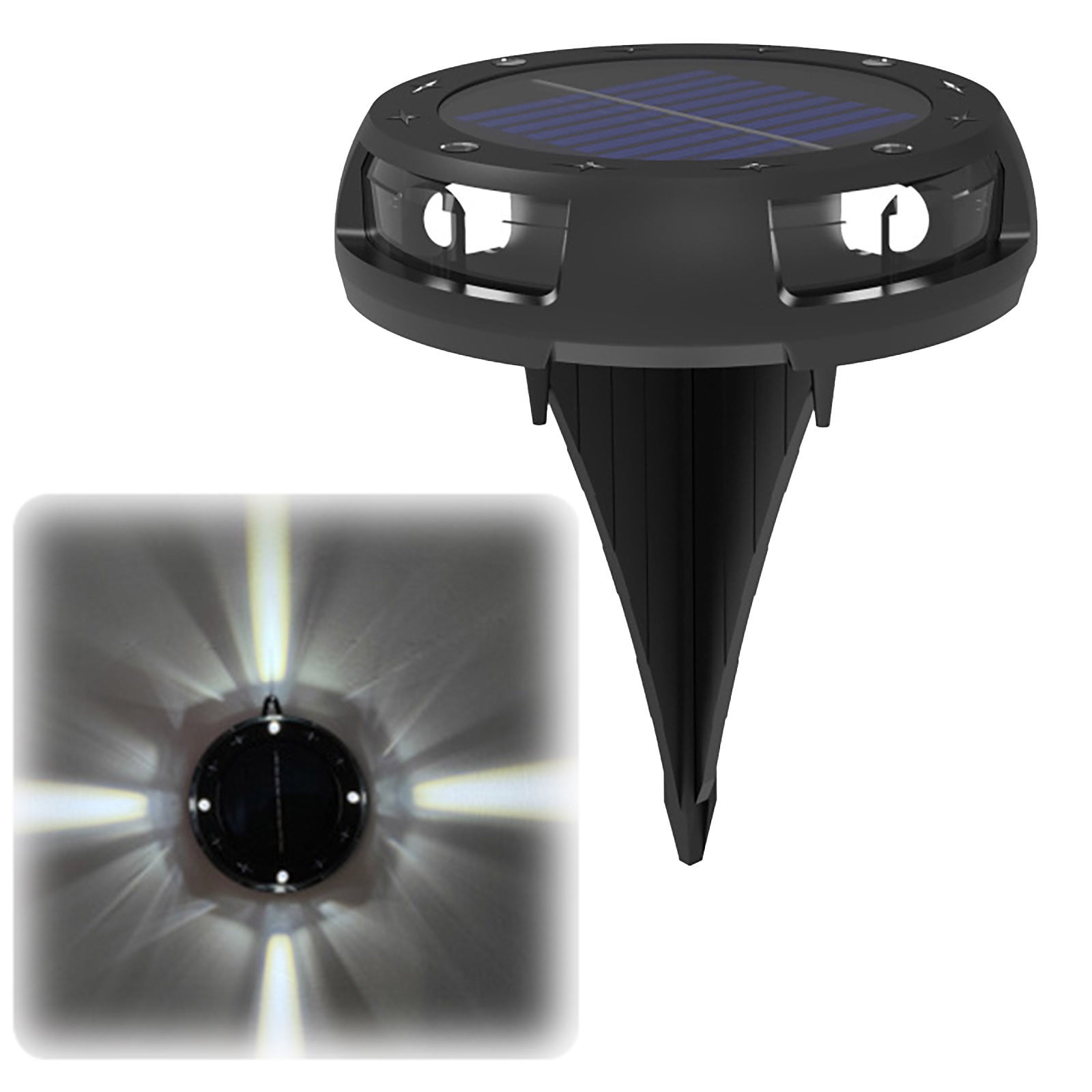 Solar Underground Lamp Outdoor Garden Step Rainproof And Fields And ...