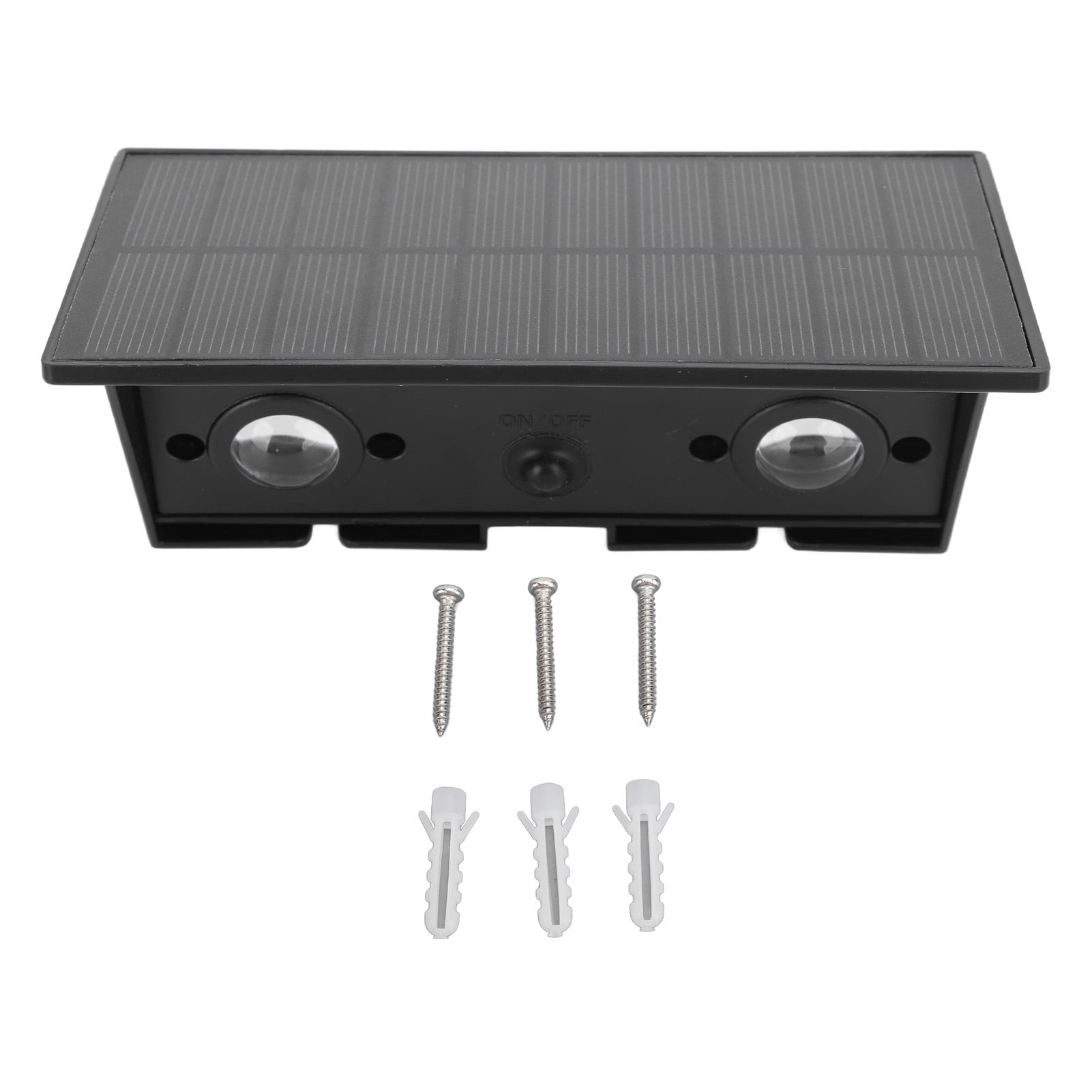Solar Up Down Wall Lights 4 LED Warm Light 1500mAh IP54 Intelligent ...