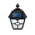 Solar Wall Lamp Outdoor Flickering Solar Sconce Lights Outdoor IP65 ... Solar Wall Lamp Outdoor Flickering Solar Sconce Lights Outdoor IP65 ...