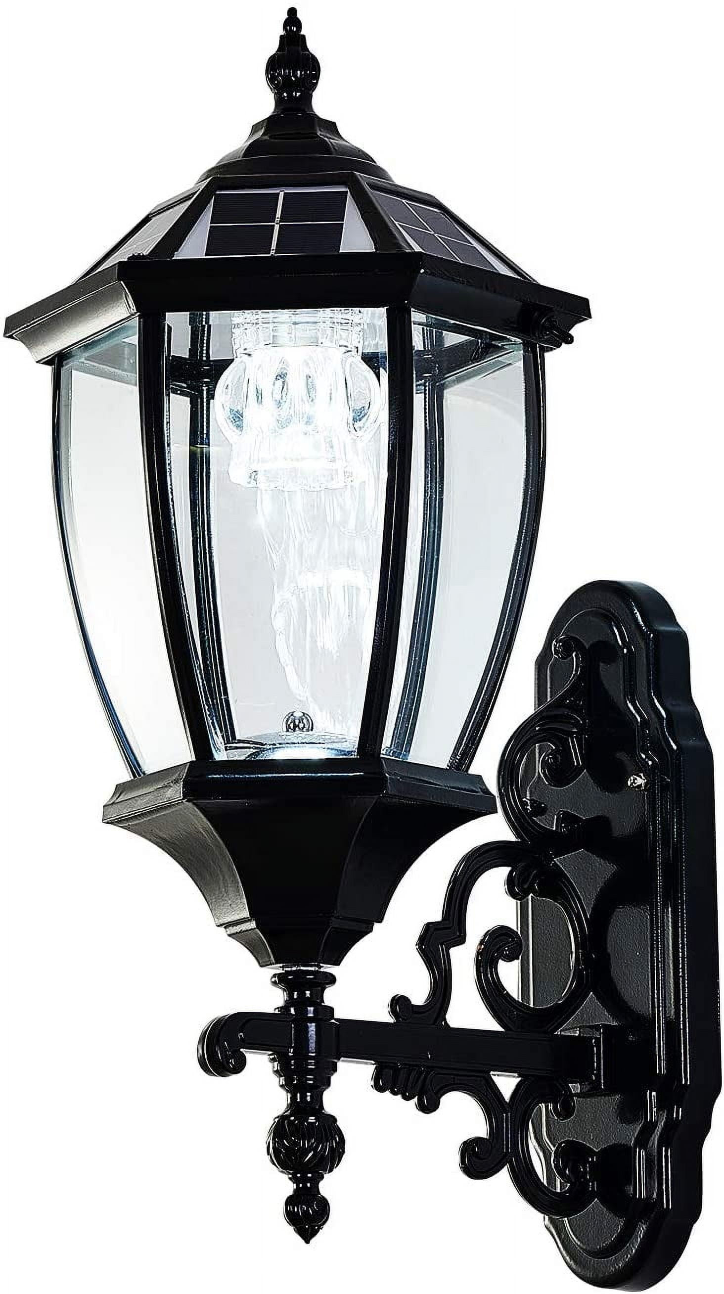 Solar Wall Lamp with light sensor,Waterproof Wall Light Outdoor Wall ...