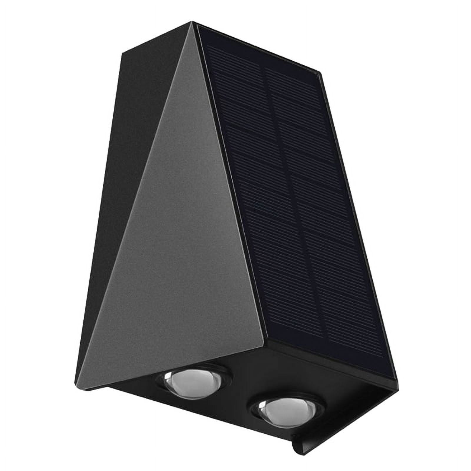 Solar Wall Light Outdoor Up-Down Lighting LED Lamp Solar Wall Washing ...