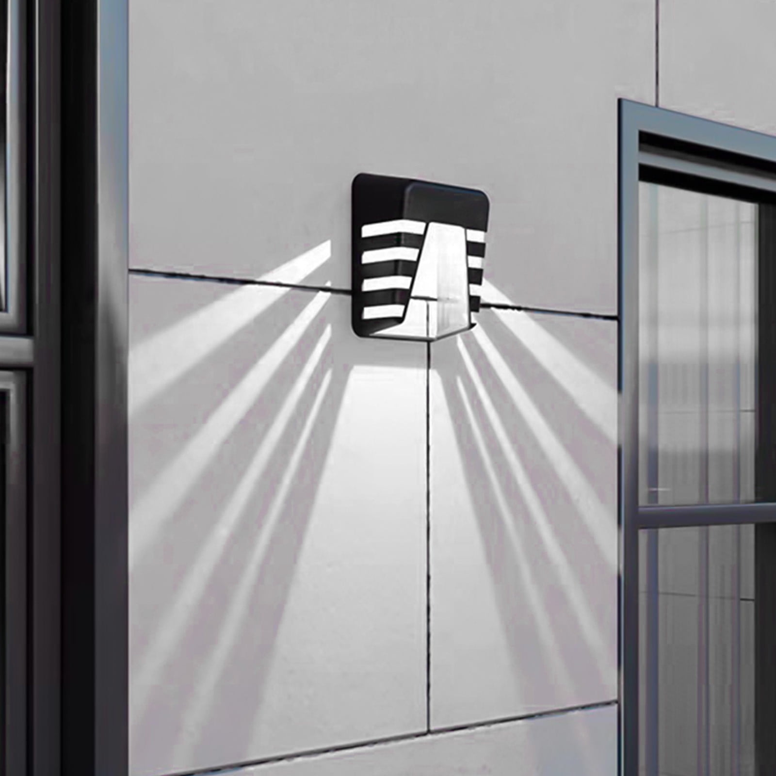 Solar Wall Light UP And Down Illuminate Outdoor Sunlight Lamp IP65 ...