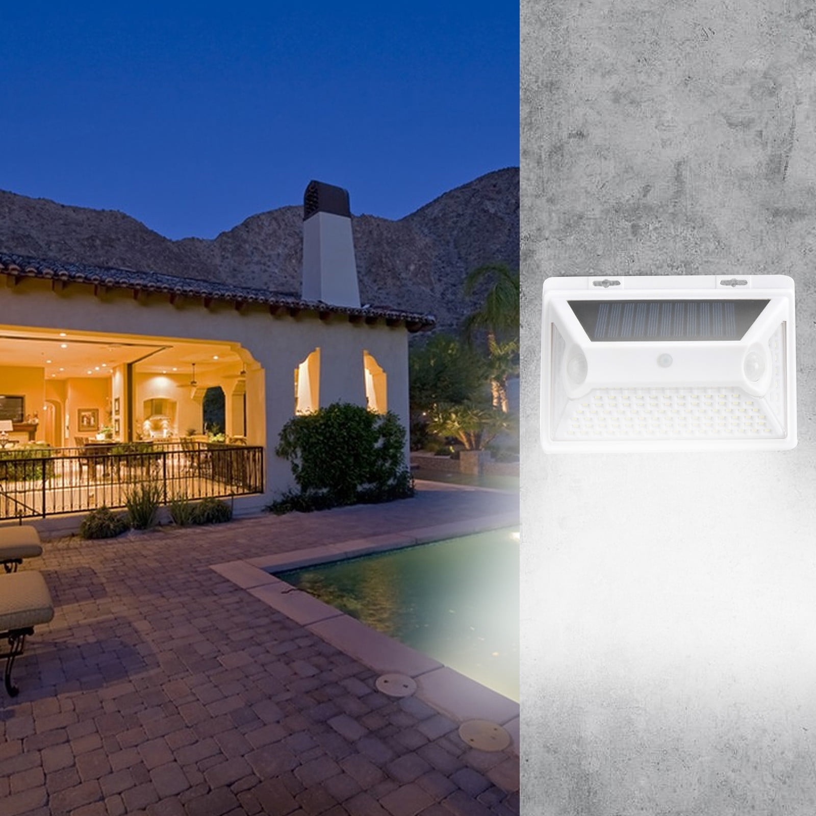 Solar Wall Lights, Energy-Saving Outdoor Luminaires, Motion Sensor ...
