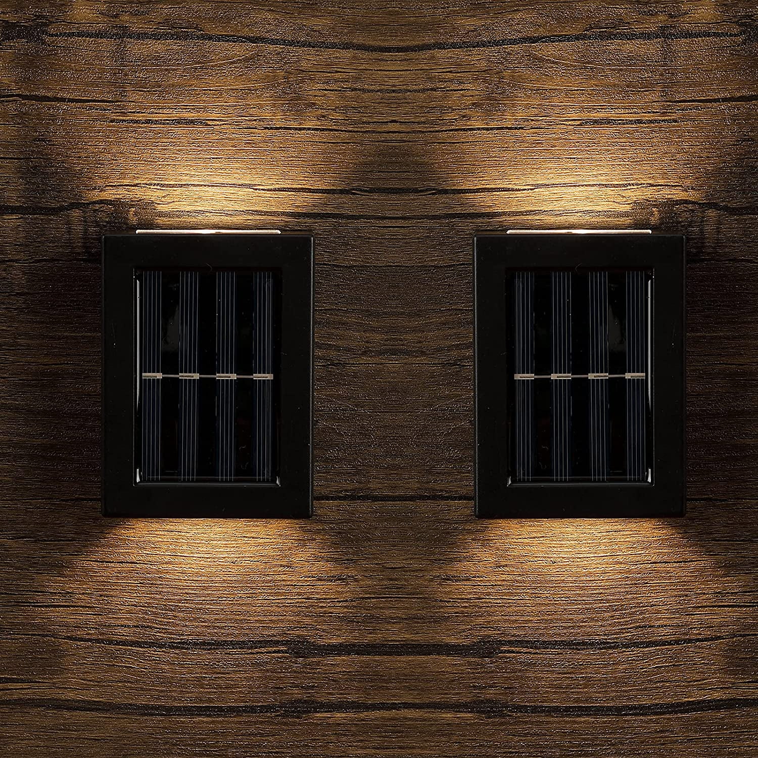Solar Wall Lights Outdoor 2Pcs,Up Down Wall Light Solar Light,Power ...