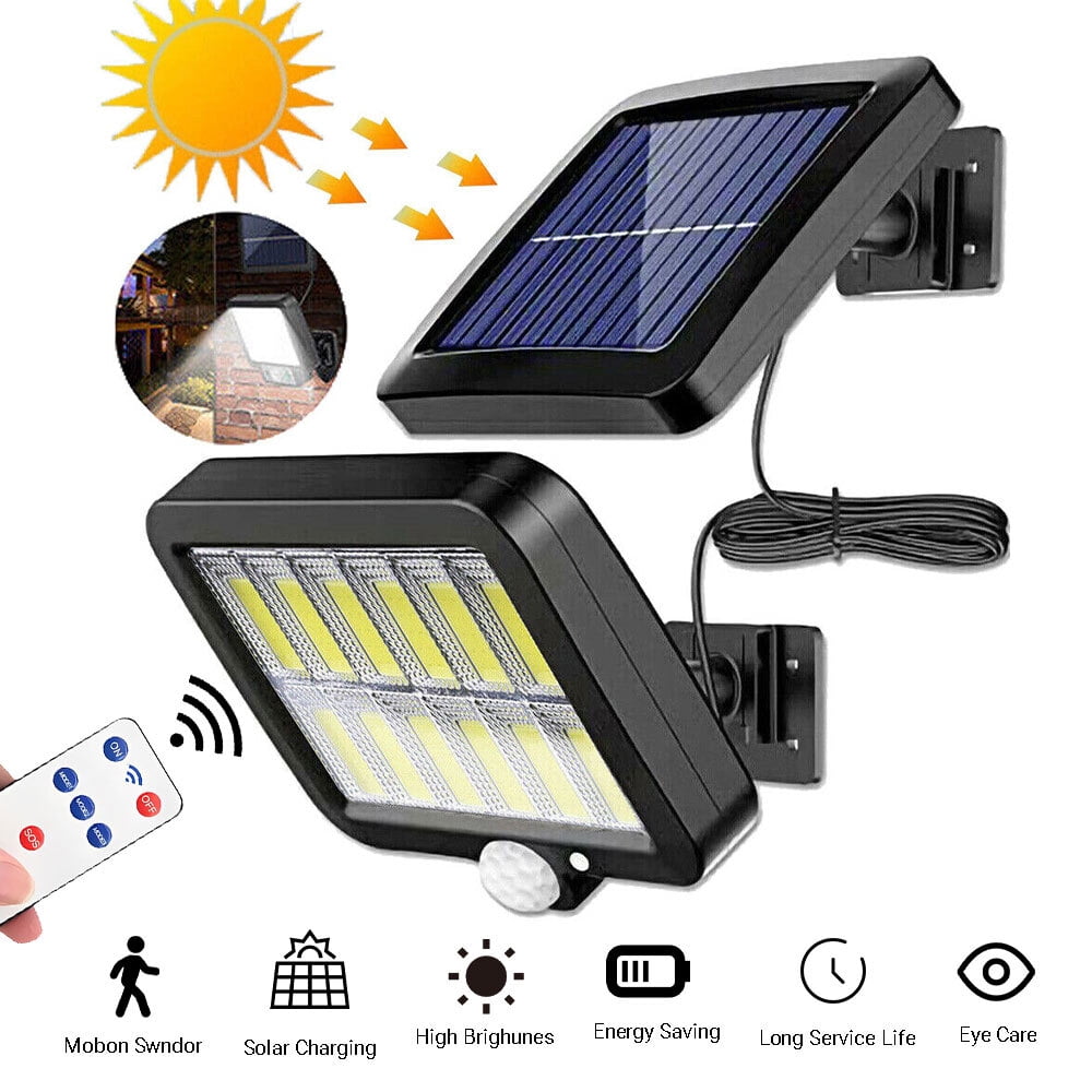 Solar Wall Lights Outdoor with Motion Sensor,Kepeak 120 COB Ultra ...