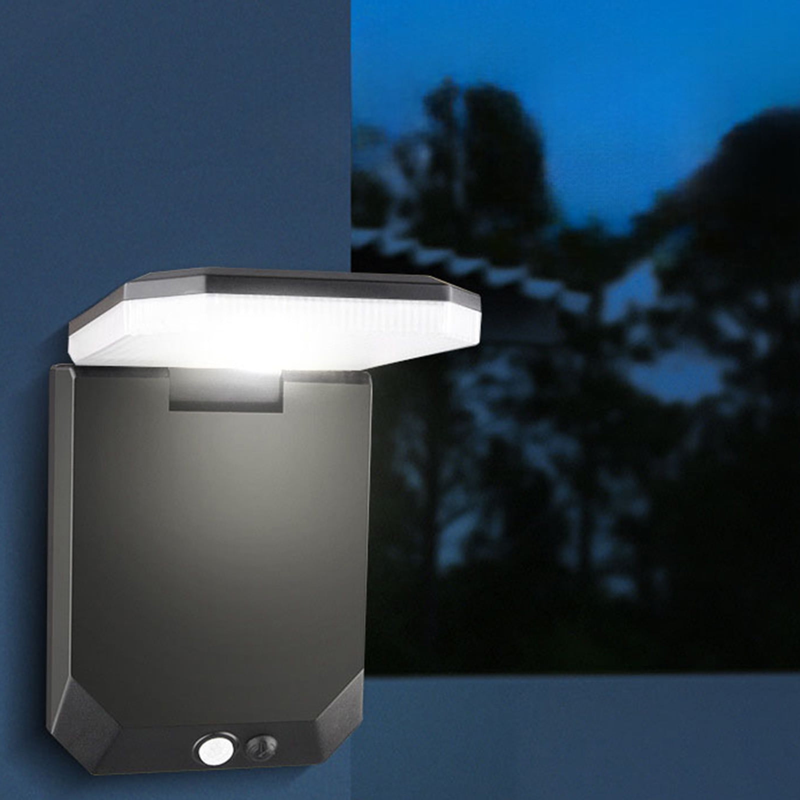 Solar Wall Lights Outdoor, Motion Sensor Solar Powered Security Light ...