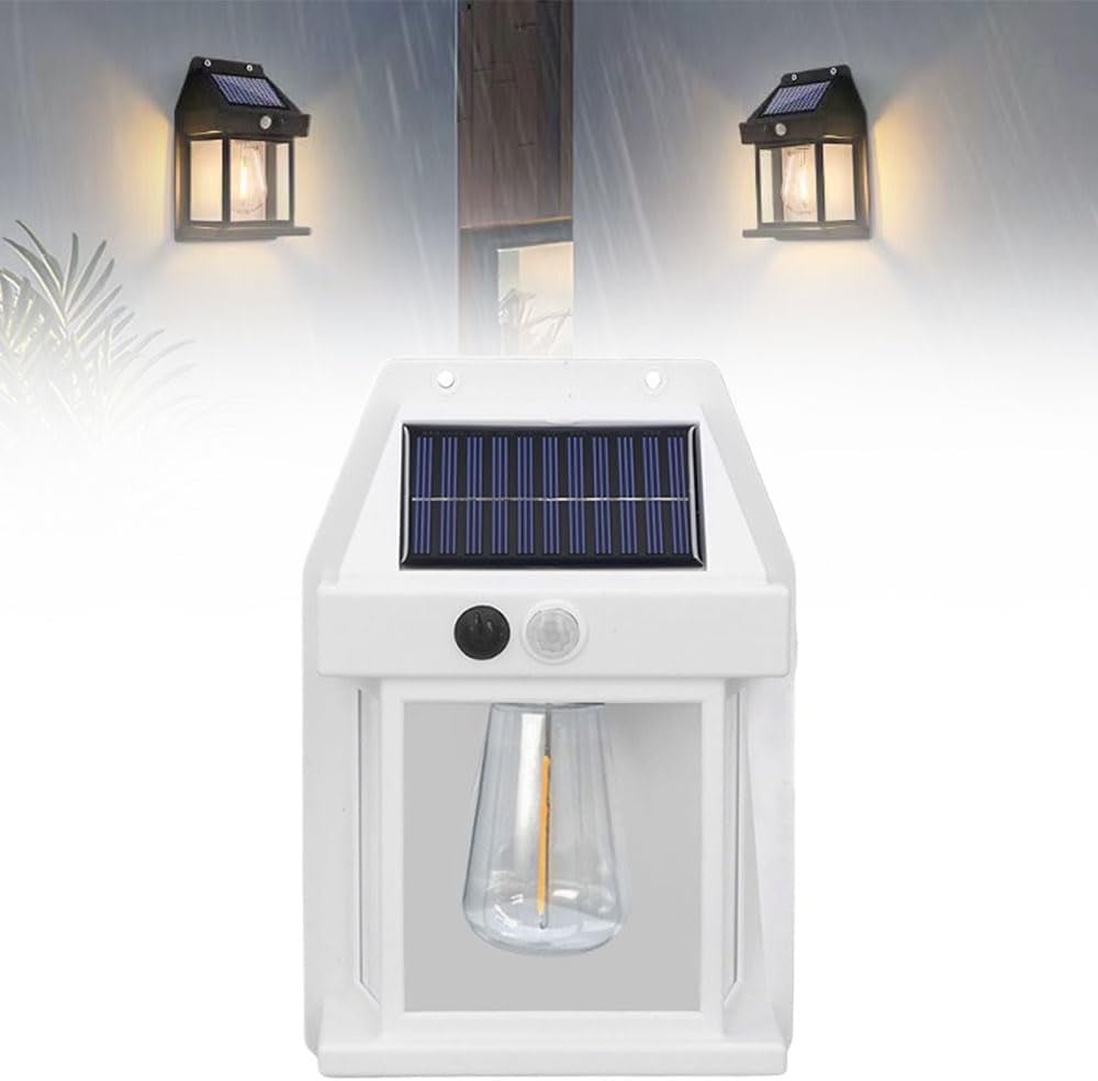 Solar Wall Lights Outdoor Patio Wall Light Fixture, Dusk Lights Outdoor ...