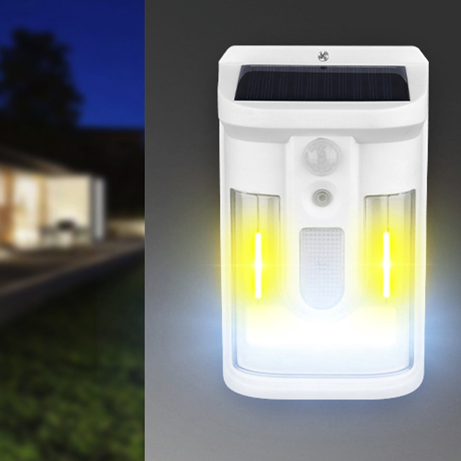 Solar Wall Lights Outdoor,Wall Mount Light Sconces,Dusk to Dawn Solar ...