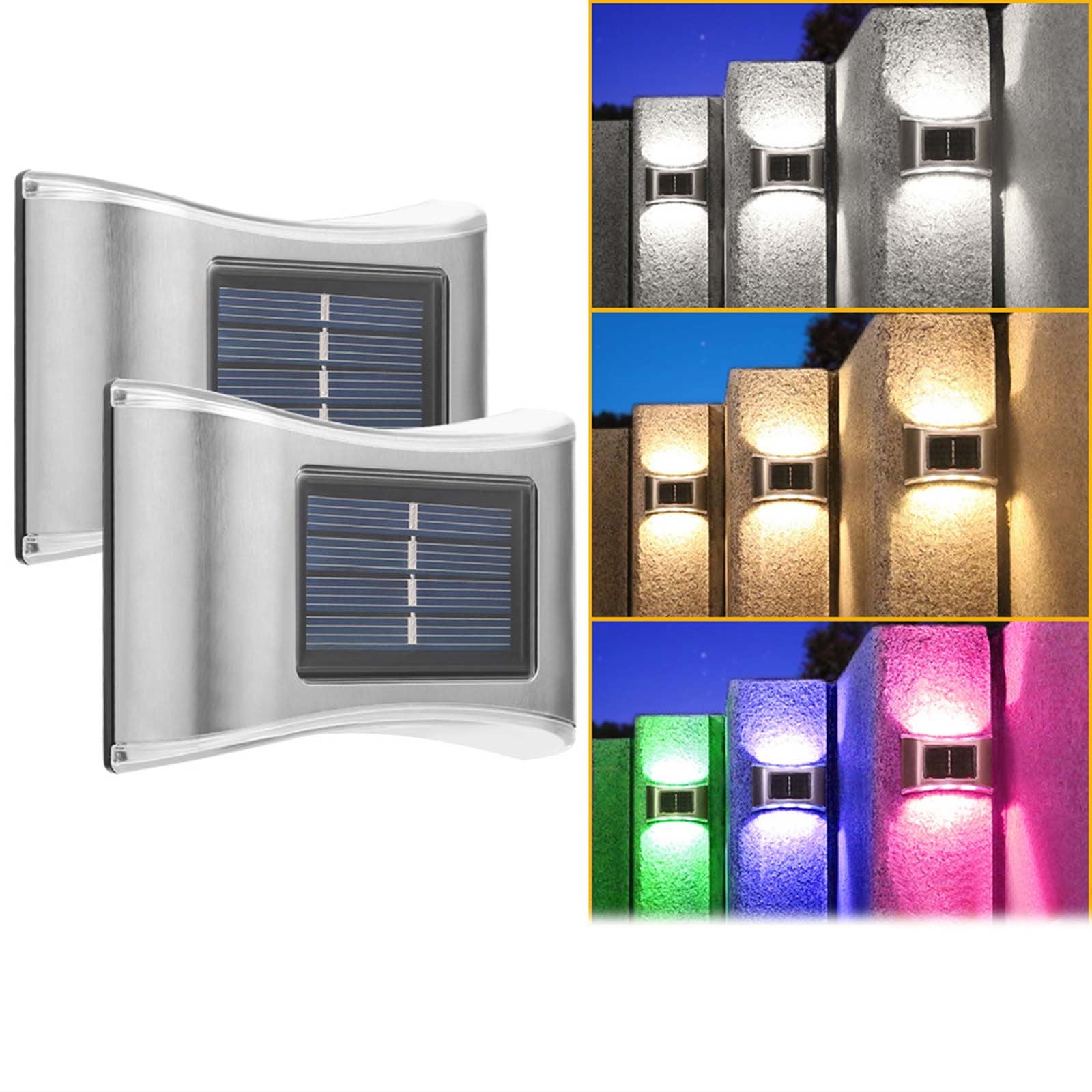 Solar Wall Lights,Outdoor Waterproof Led Wall Lamp,Vintage Black ...