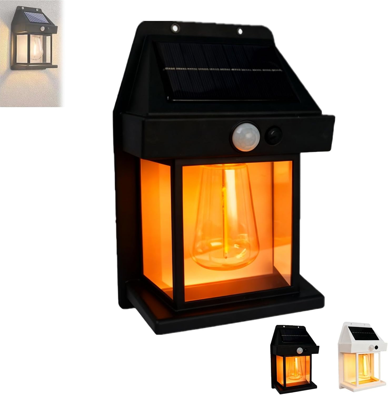 Solar Wall Lights - Vintage Style with Smart Motion Sensor, Solar ...
