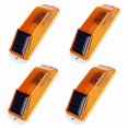 Solar Warning Lights, Bright Strobe Lamp Magnetic Base, Waterproof LED ...