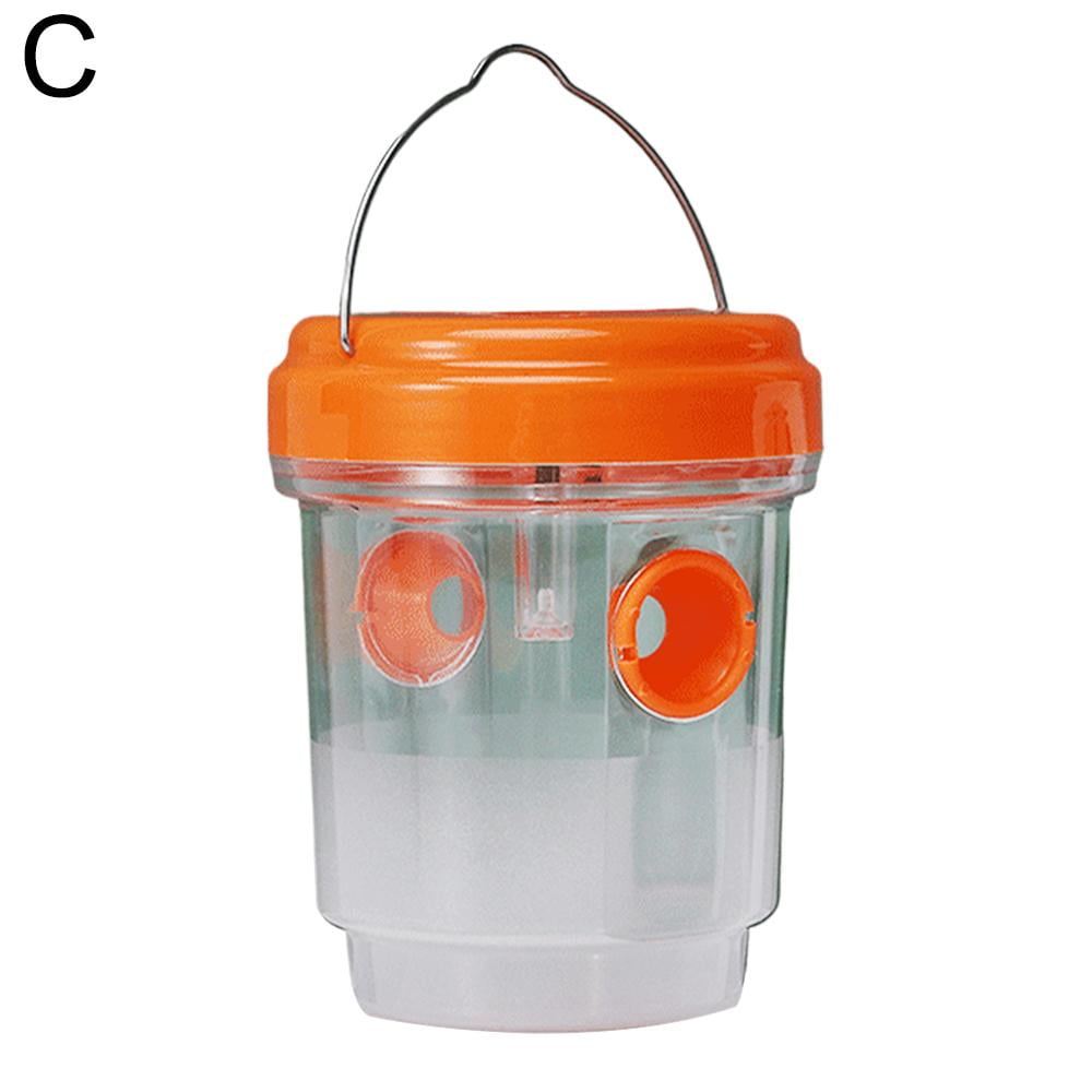Solar Wasp Traps Hanging, Yellow Jacket Trap With UV LED Light ...