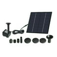 Solar Water Panel Power Fountain Pump Kit Pool Garden X8F0 Watering ...