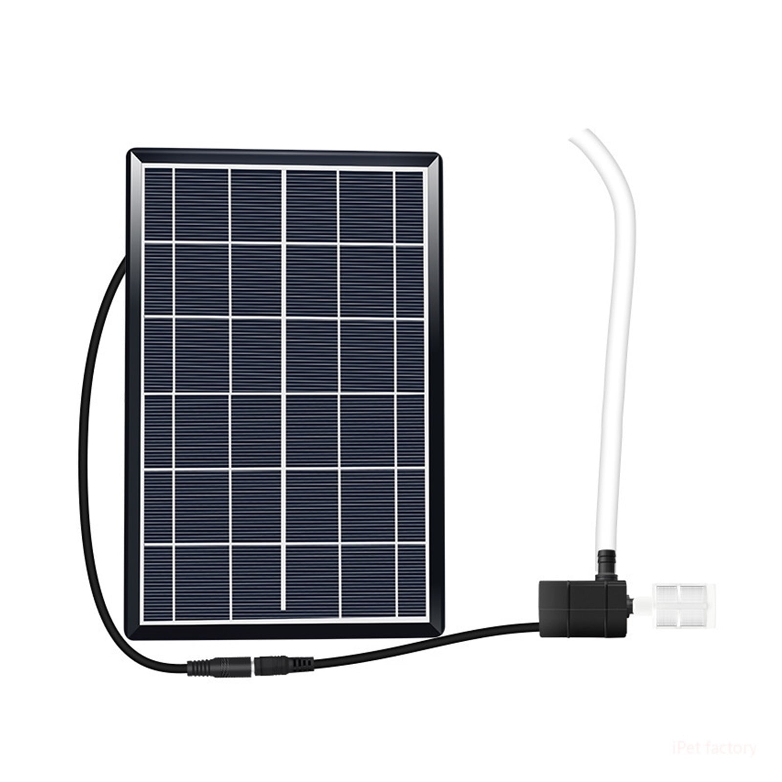 Solar Water Pump 12V Hydroponics Filter Aeration Fish Tank Rockery ...