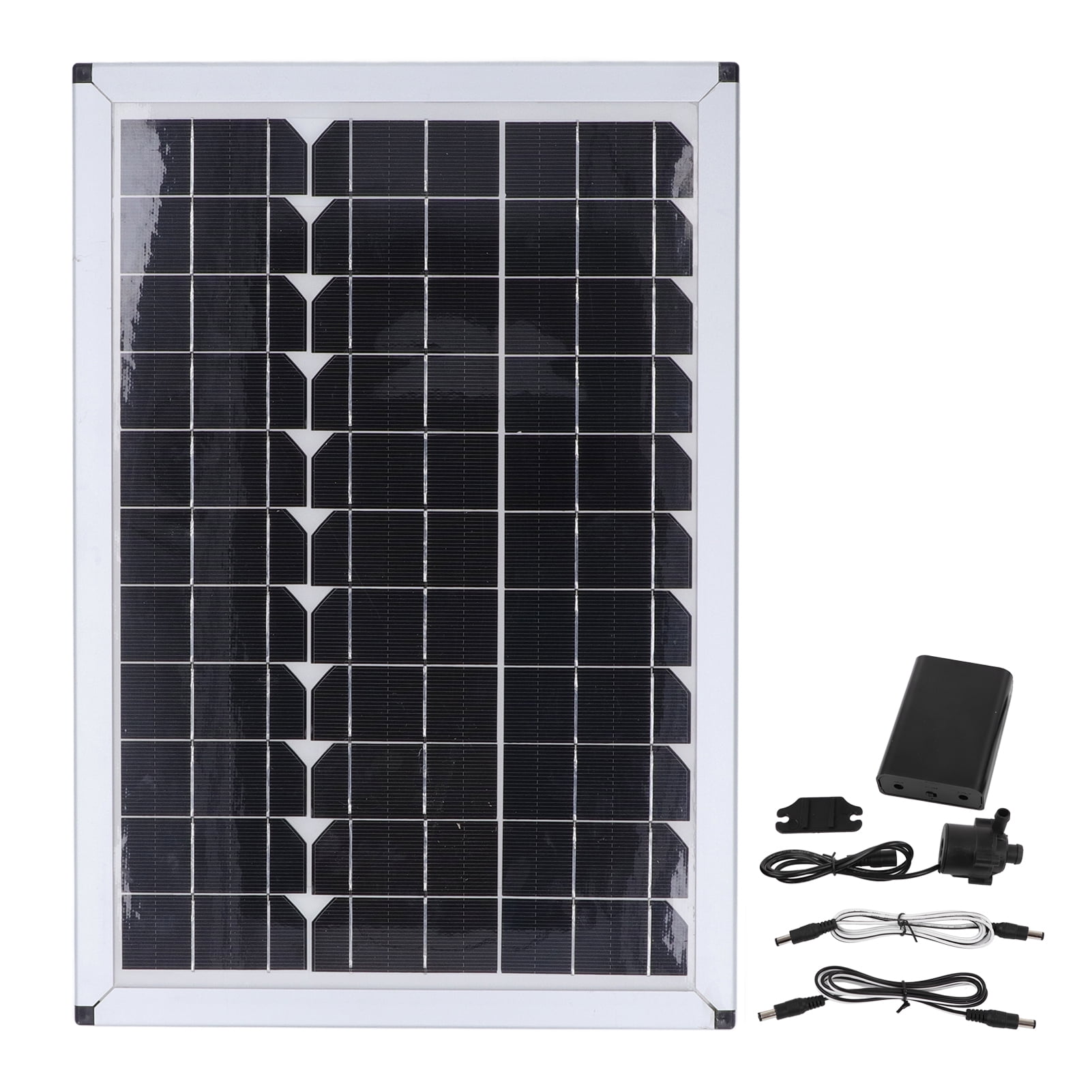 Solar Water Pump 20W Solar Panel Fountain Submersible Pump 12V 5m ...
