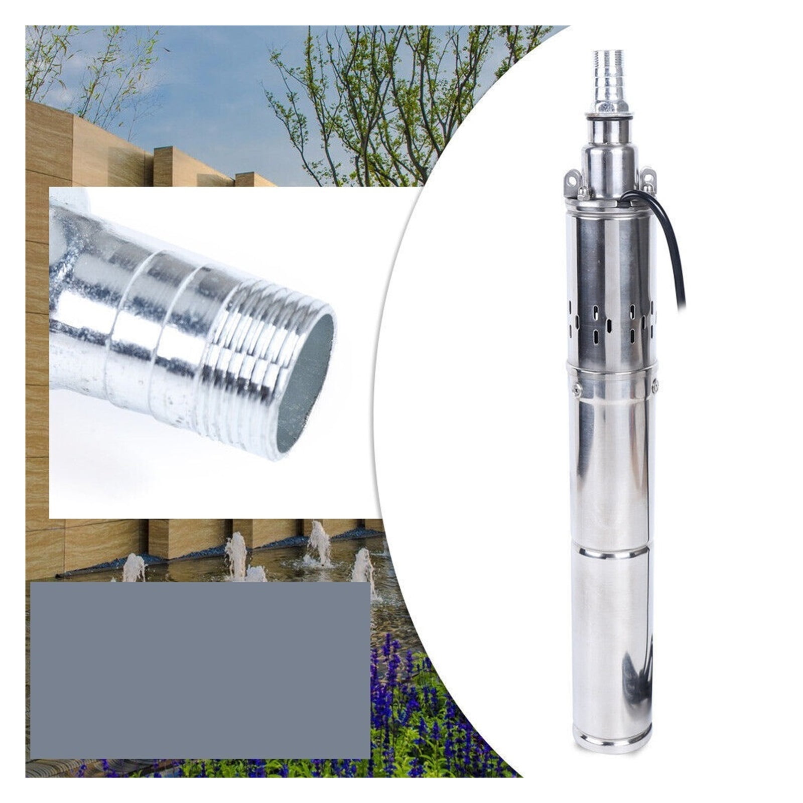 Solar Water Pump Deep Well Submersible Pump Bore Hole Deep Well ...