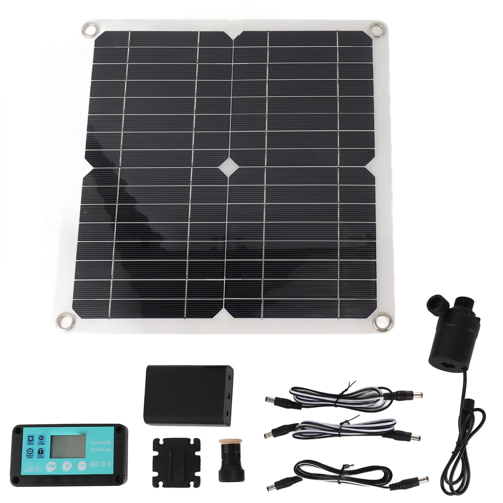 Solar Water Pump Kit 50W Solar Panel 22W Water Fountain Pump with ...