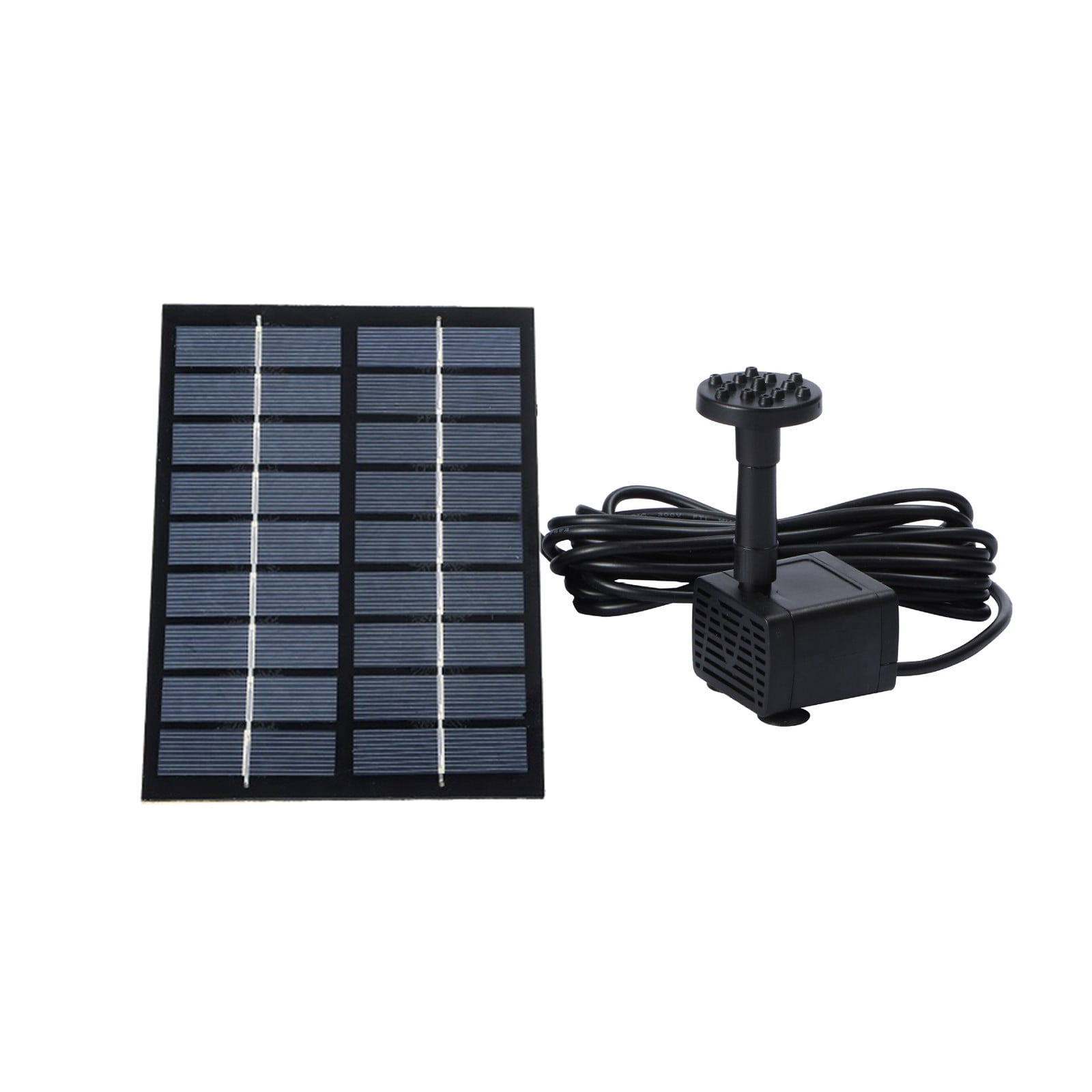 Solar Water Pump Kit, Solar Powered Water Pump With 7 Nozzles, DIY ...