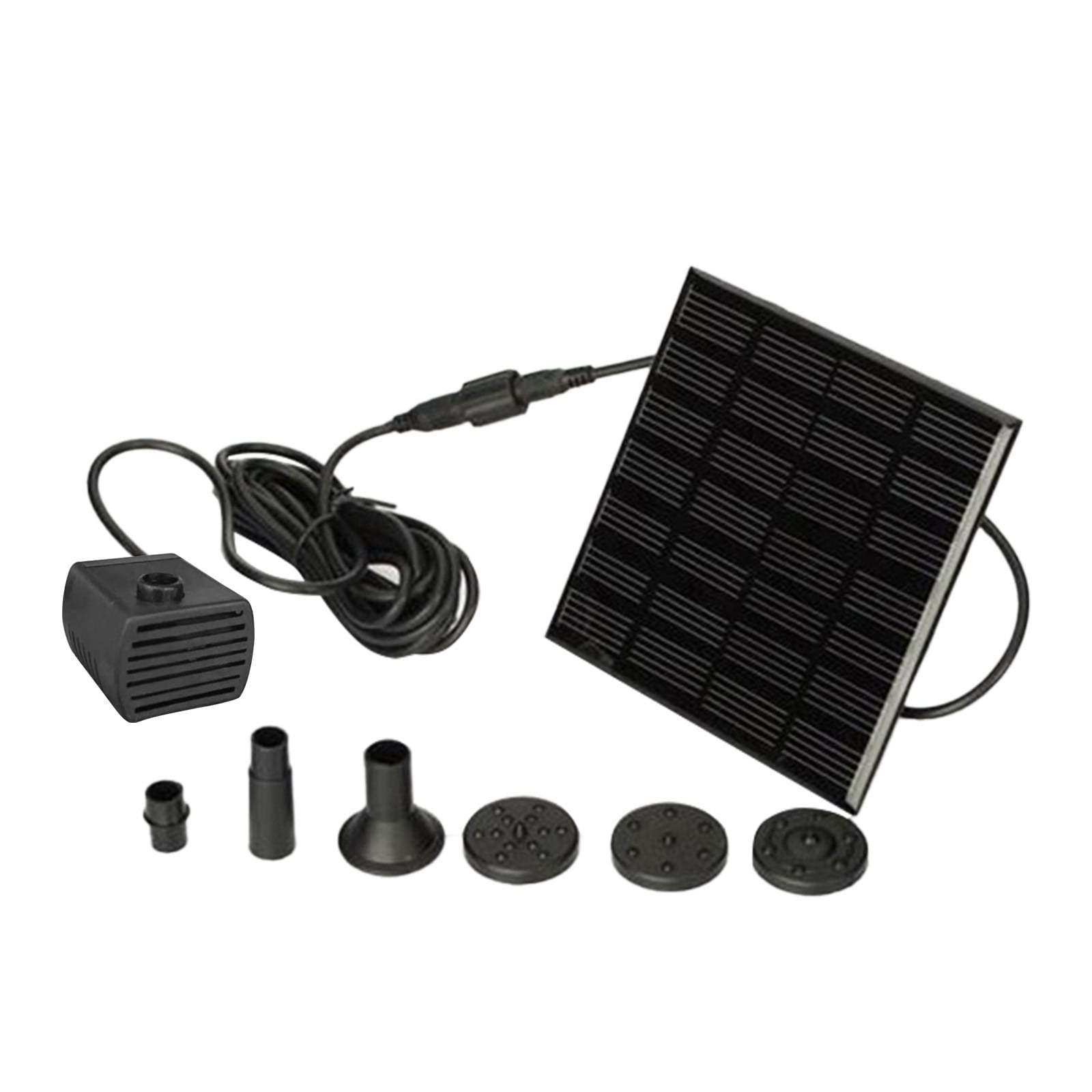 Solar Water Pump Kit, Solar Powered Water Pump With Many Nozzles, DIY ...