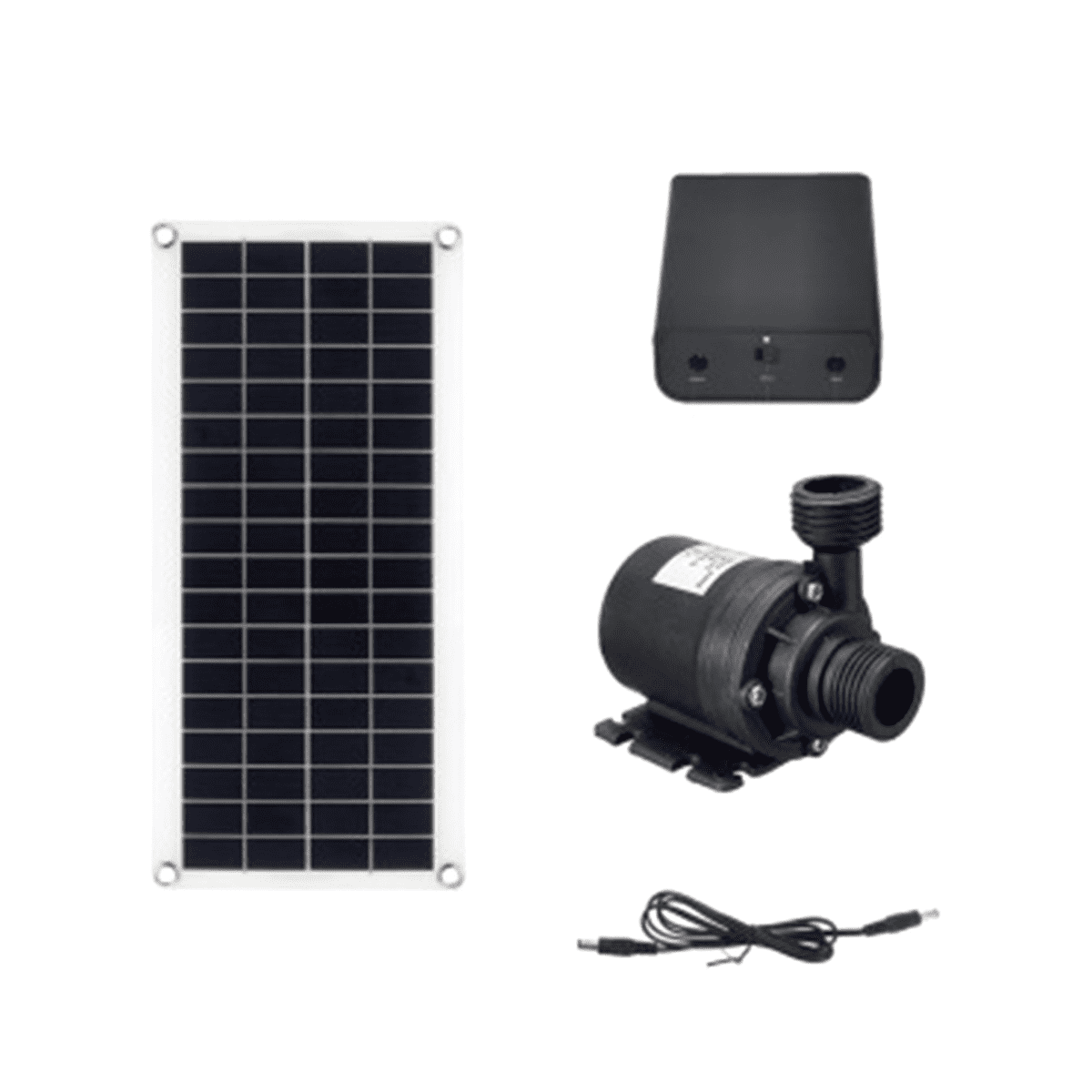 Solar Water Pump Solar Water Fountain Pump 50W 800L/H 12V Low Noise ...