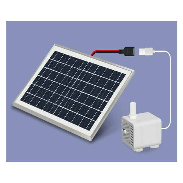 Solar Water Pump Water Circulation System Fish Pond Filter Fountain ...