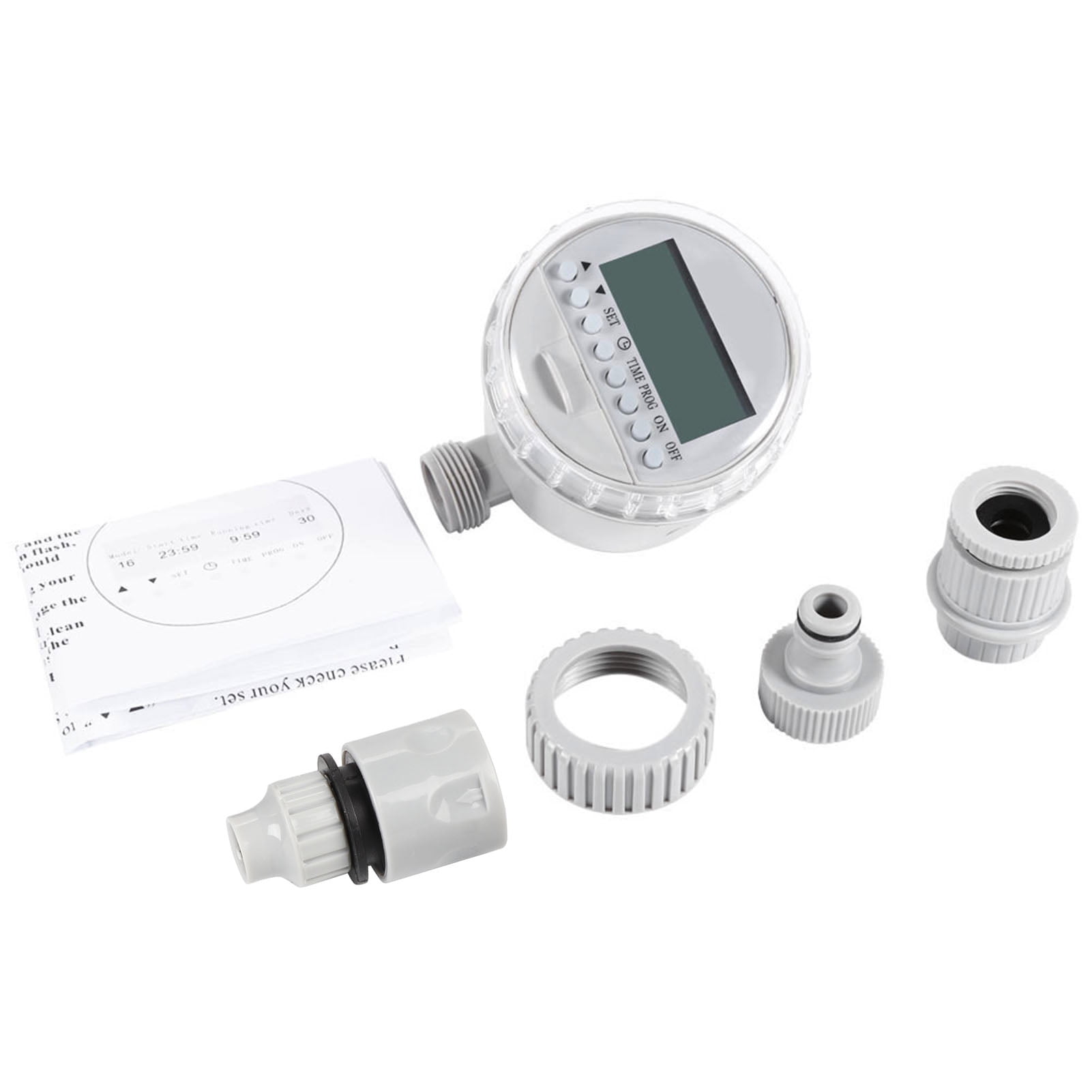 Solar Water Timer, Auto Irrigation Controller For Garden Balcony, LCD ...