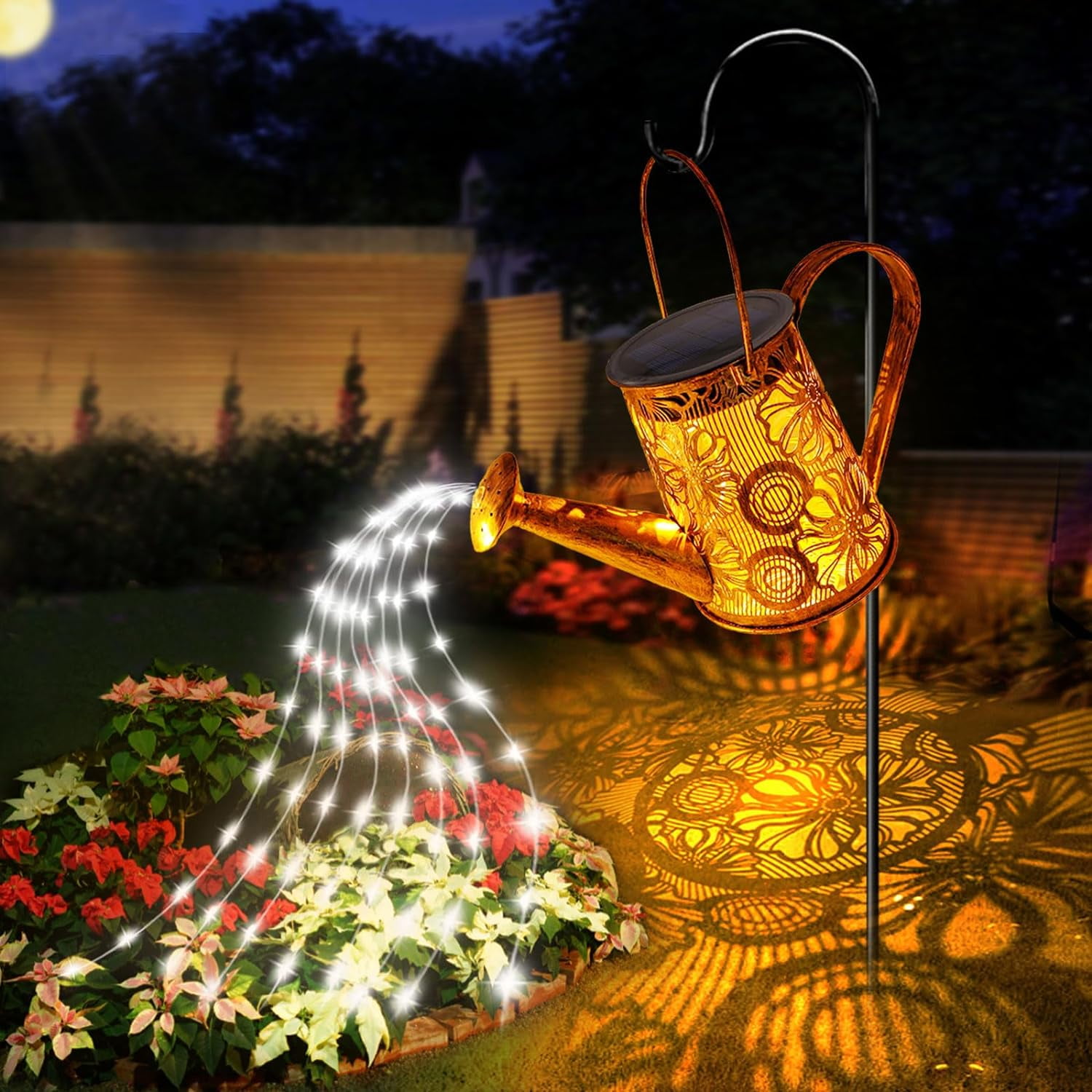Solar Watering Can Lights Outdoor, Gardening Gifts for Mom Women ...
