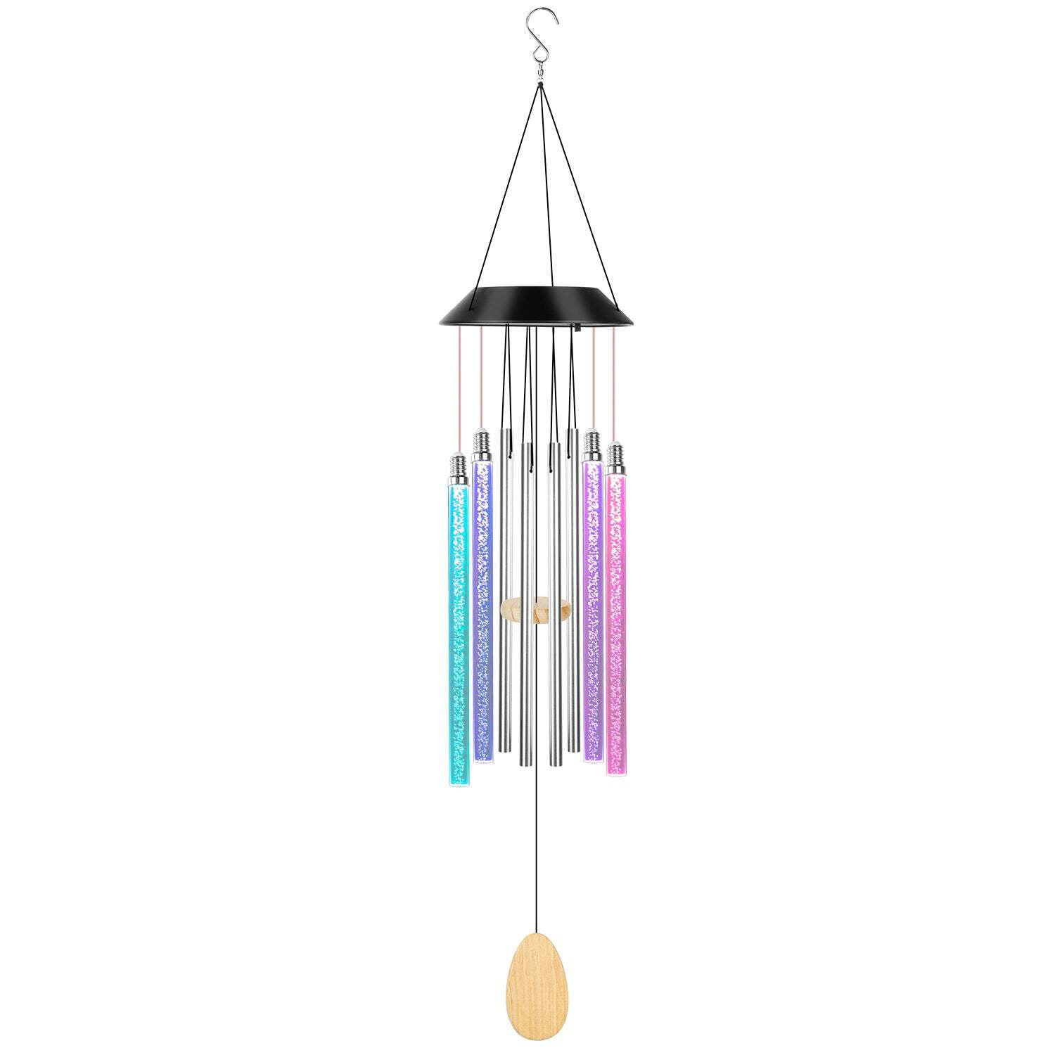 Color-Changing Solar Wind Chimes - Walmart.com