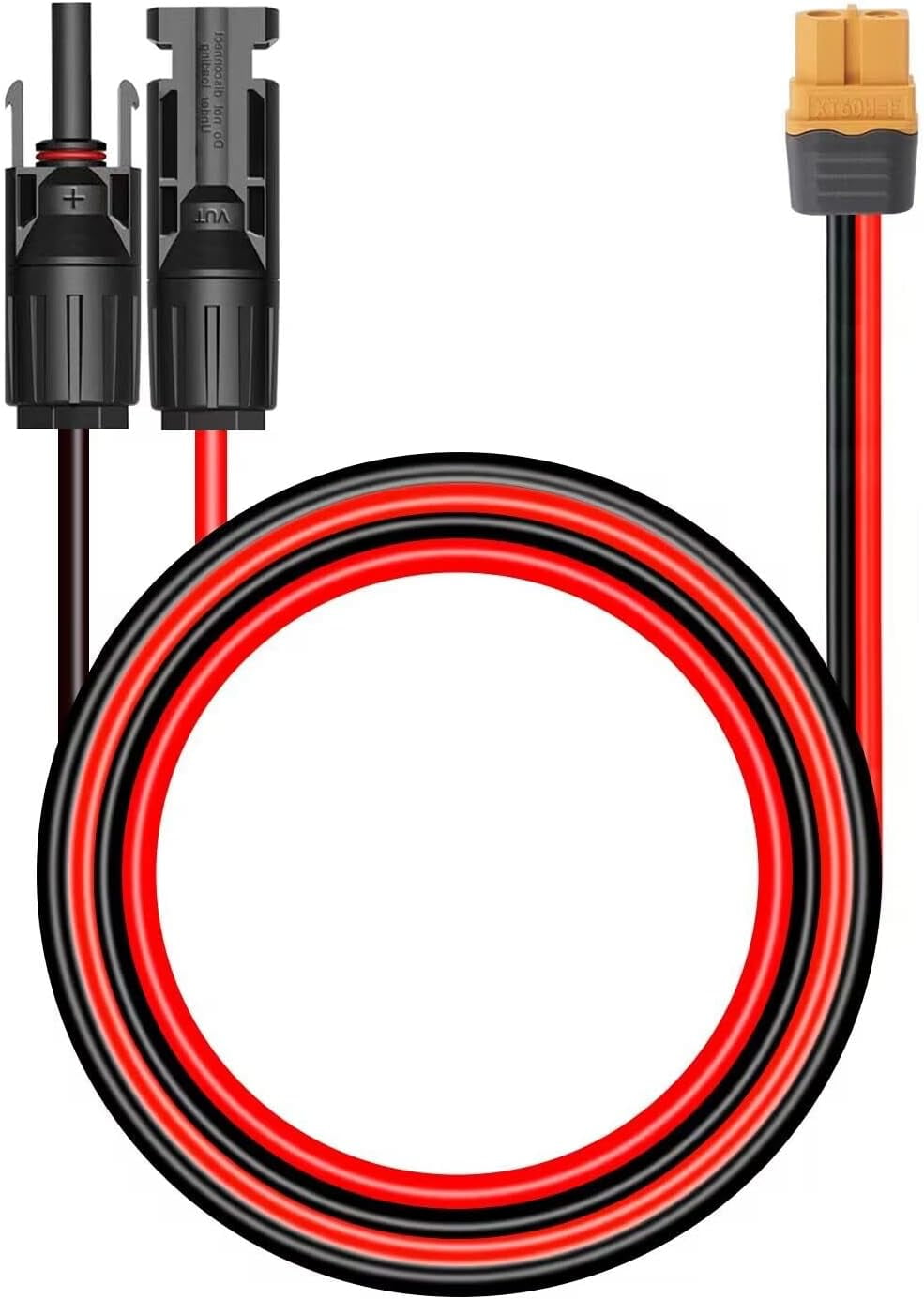 Solar to XT60 Female Connector Cable 12AWG Solar Power Adapter to XT60 ...