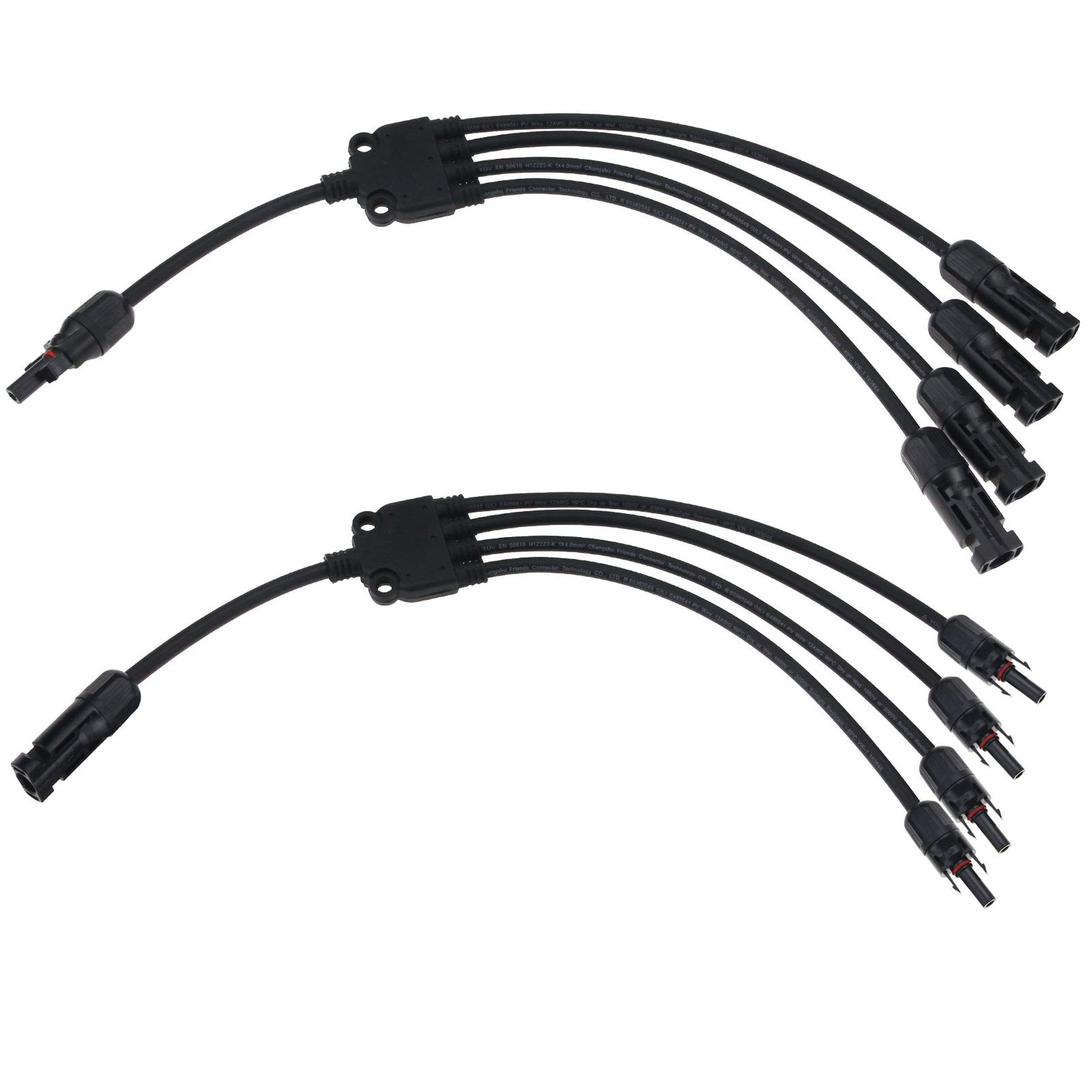 Solar Y Branch 5-Way Connector Adapter for Panel Wiring and Splitter ...