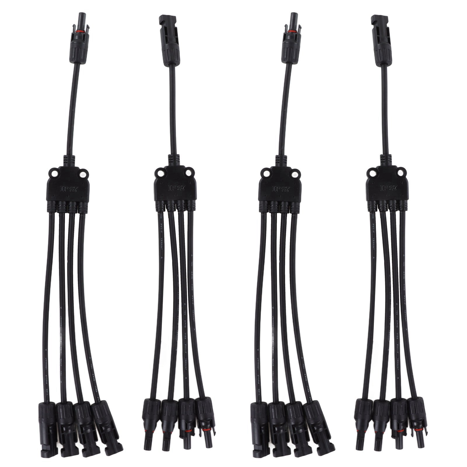 Solar Y-Branch Connectors Adapters Cables Wires Male and Female ...