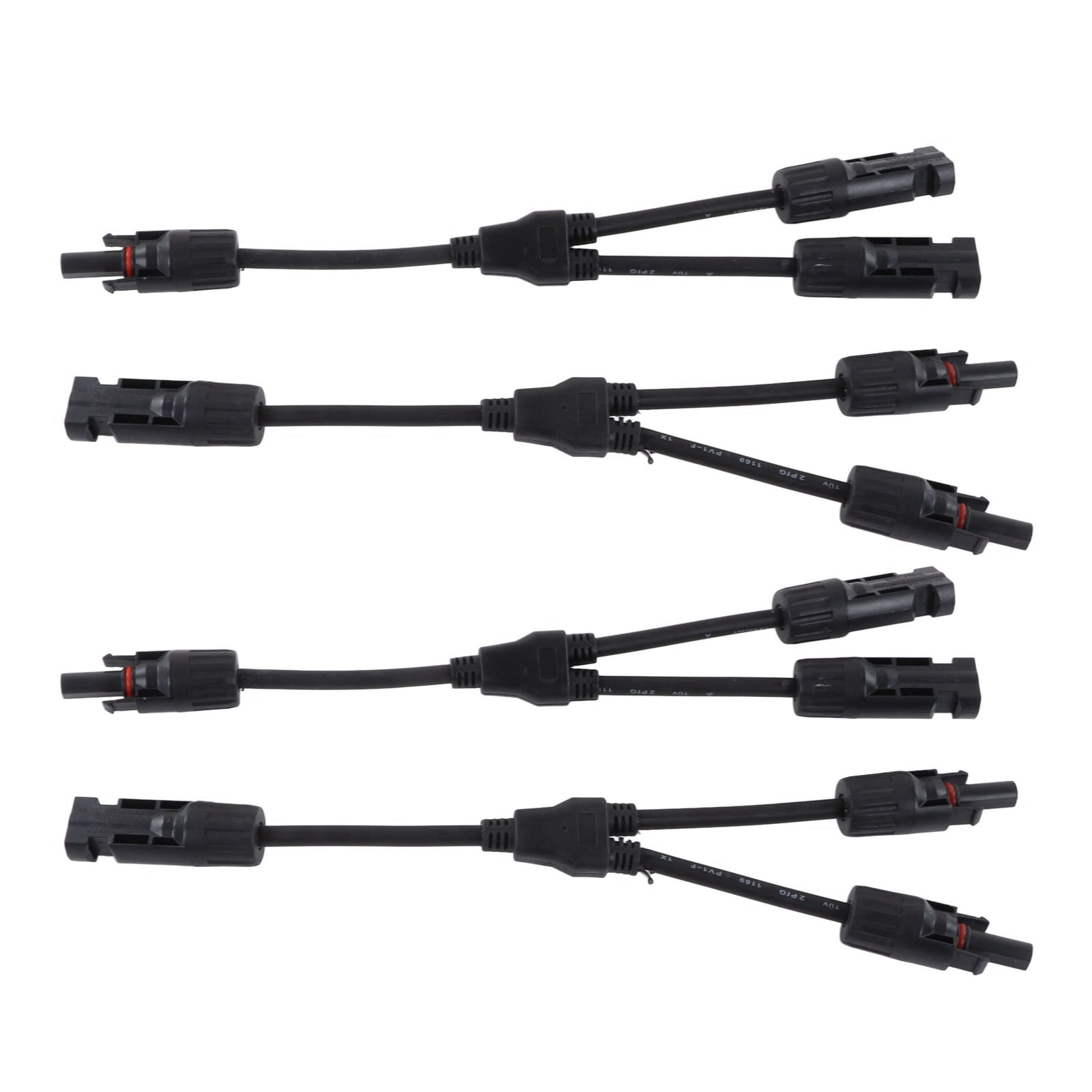 Solar Y-Branch Connectors Adapters Cables Wires Male and Female ...