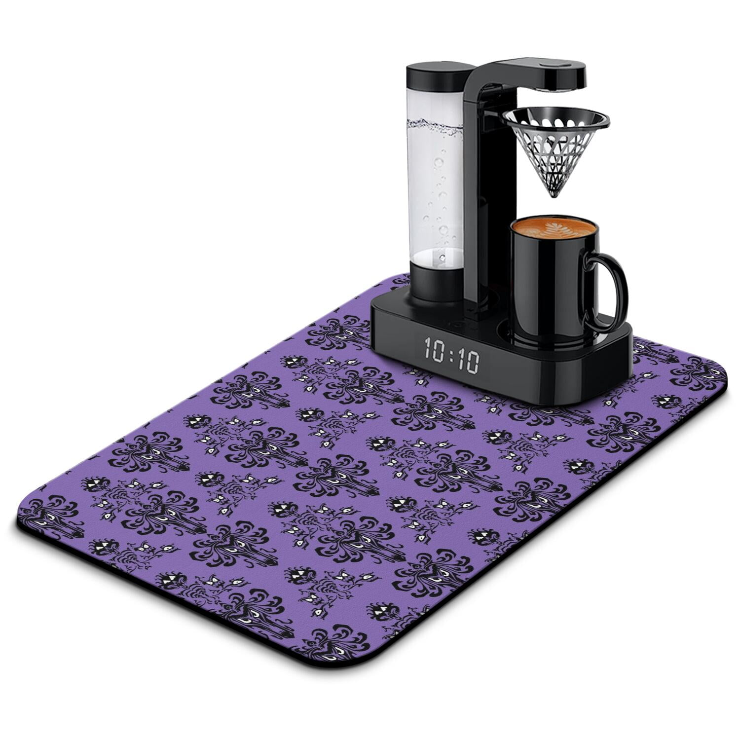 Solar and Lunar Eclipse Coffee Maker Mat - Mystical Moon and Sun ...