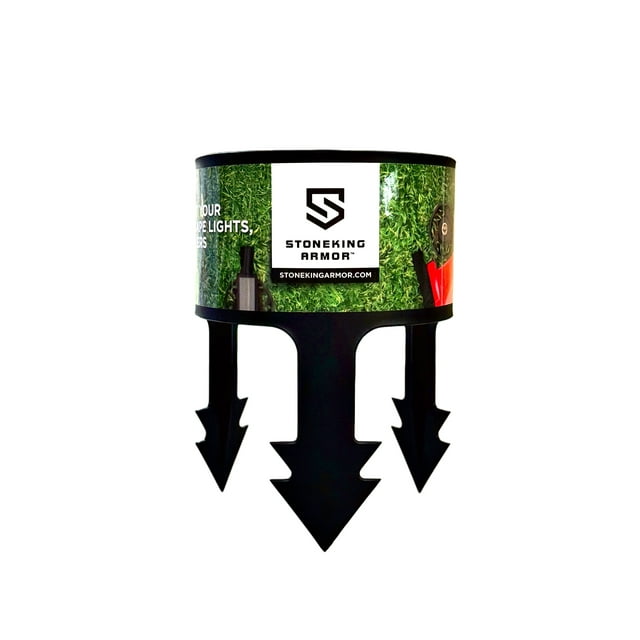 Stoneking Armor Solar and Wired Landscape Light Protector and Sprinkler ...