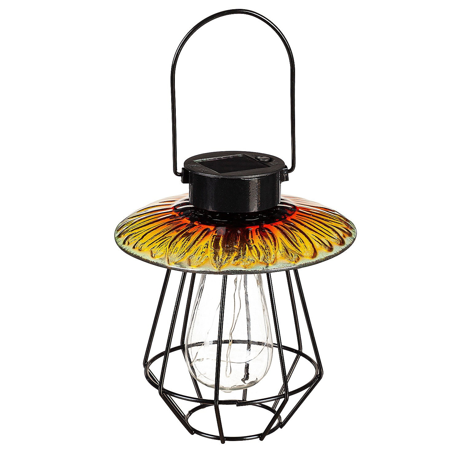 Solar hanging lantern,sunflower - Walmart.com