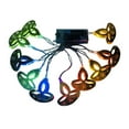 Solar Outside Lights Soft Bubble Christmas Lights Clear Outdoor